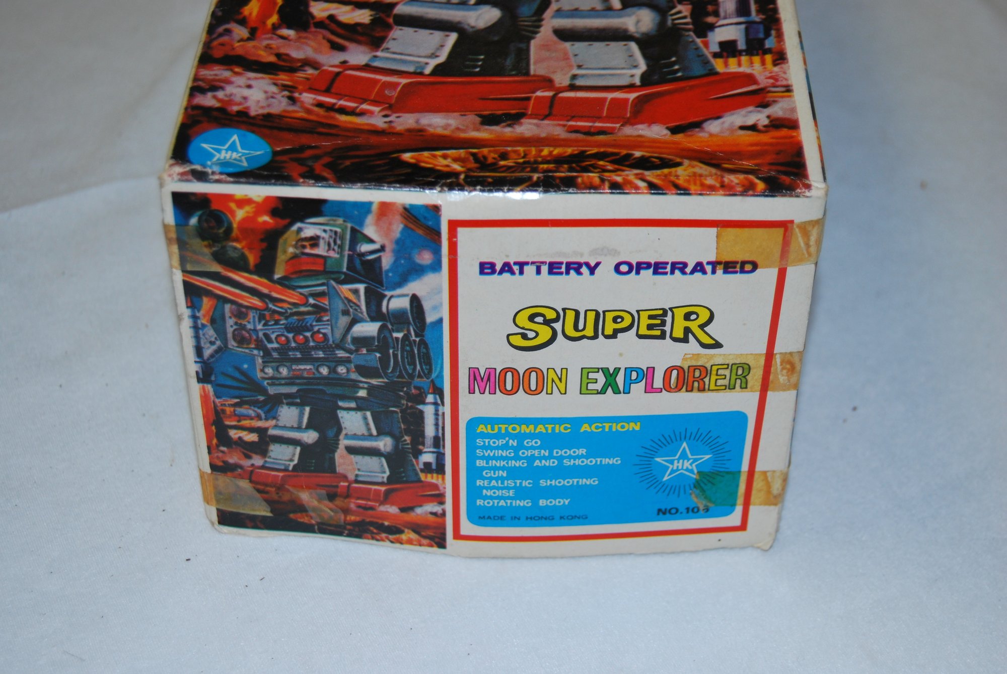 Vintage 1970's HK Battery Operated Super Moon Explorer In Box #2143144 ...