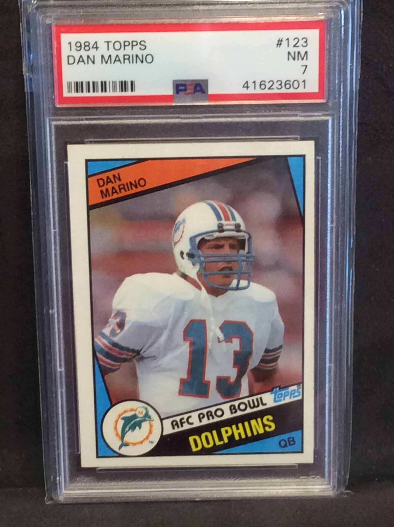 1984 Topps Dan Marino Rookie PSA 7 #2087171 | Auctionninja.com