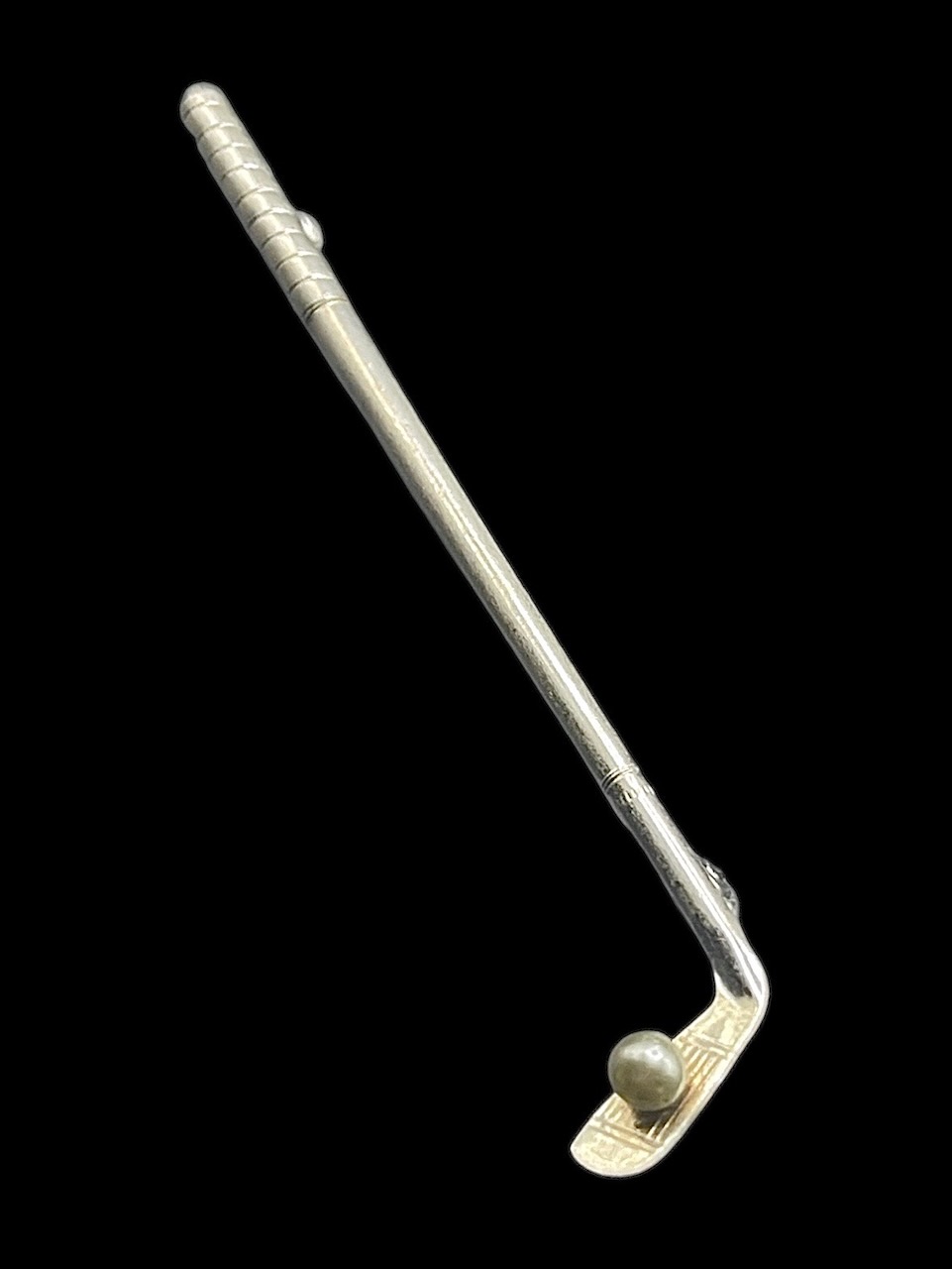 Sterling Silver Golf Club And Ball Brooch #19709 | Auctionninja.com