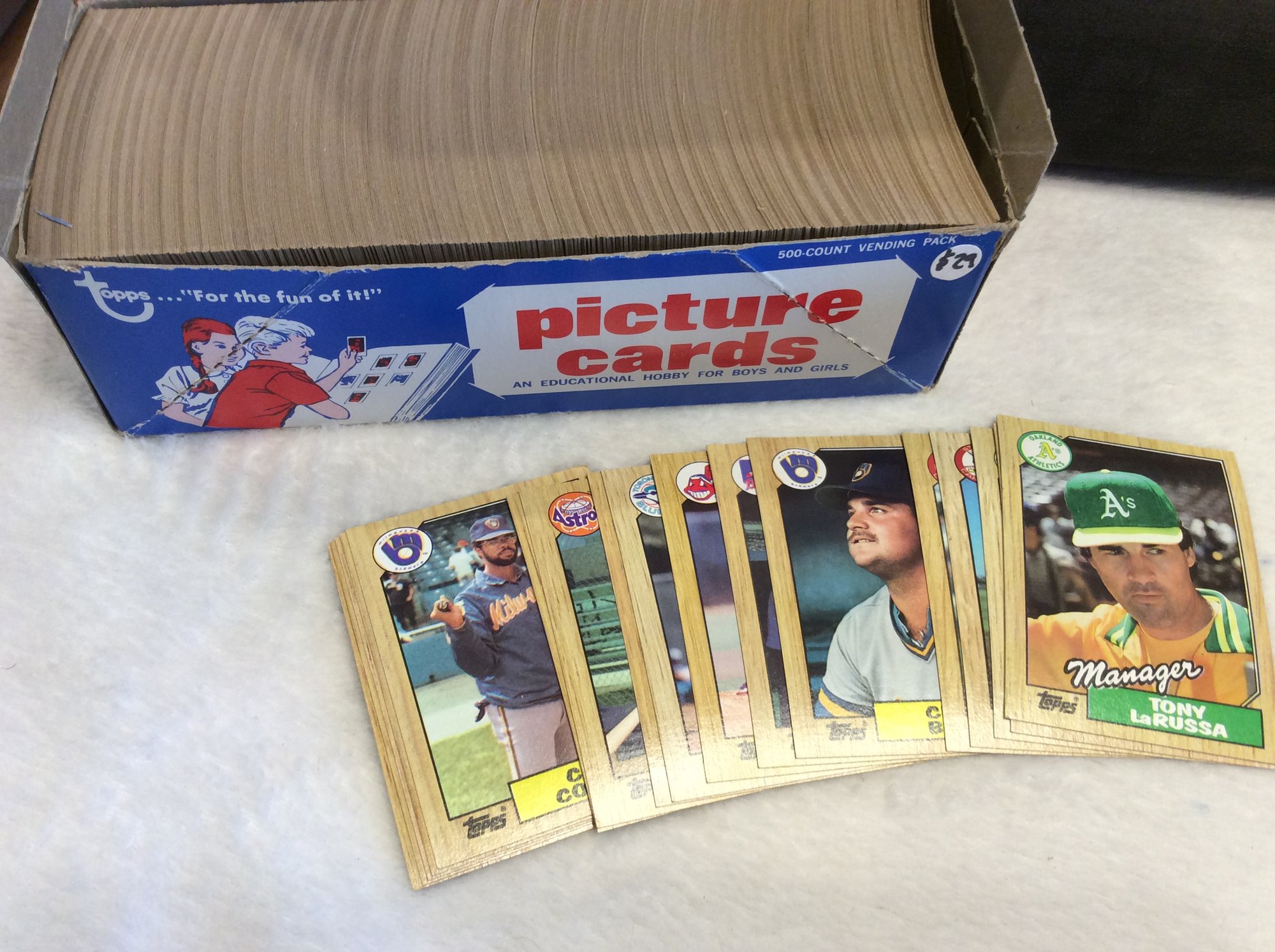 1987 Topps Baseball Vending Box #2087188 | Auctionninja.com