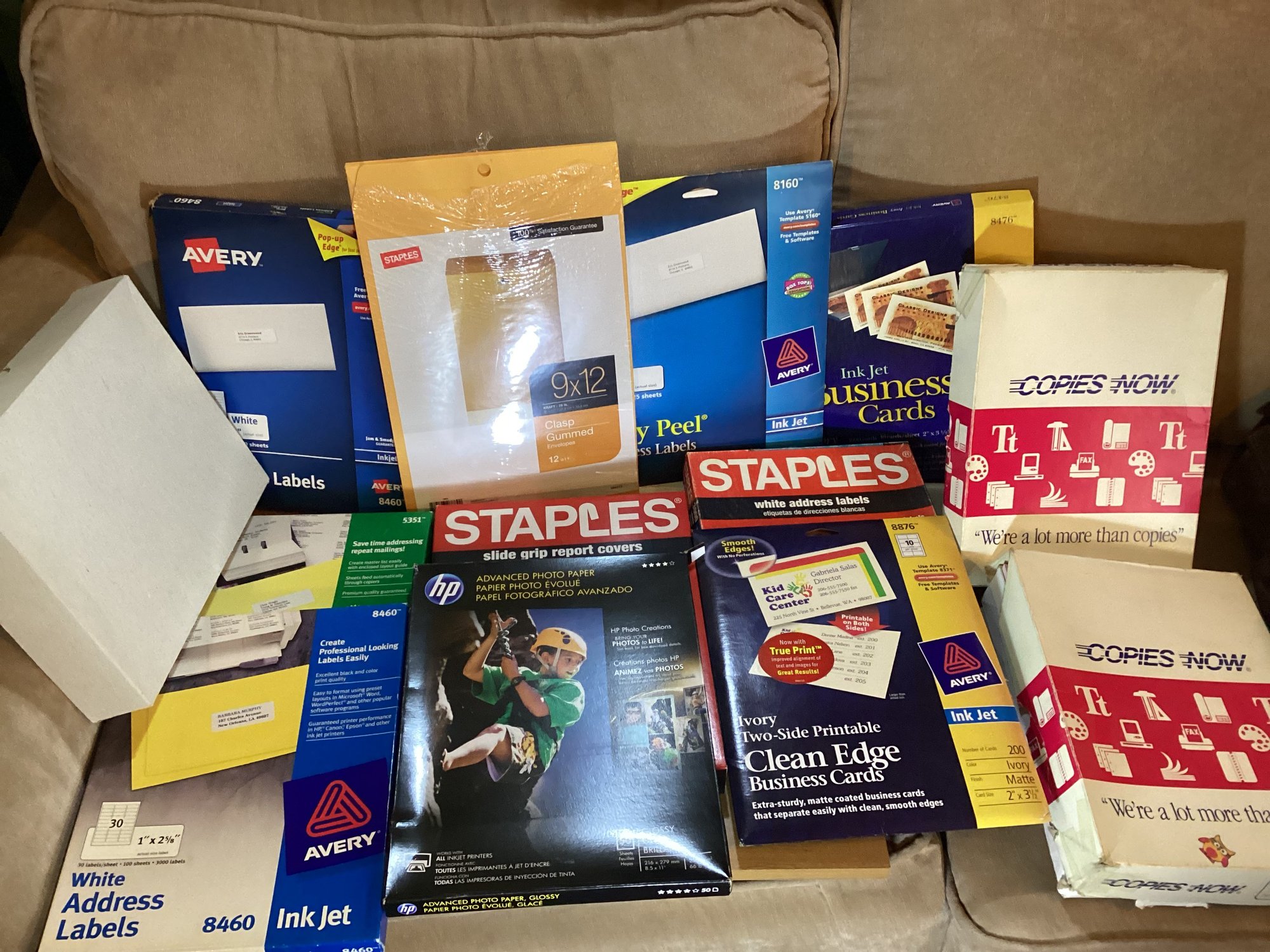 Office Essentials Stationery Lot Envelopes, Labels, And More From ...