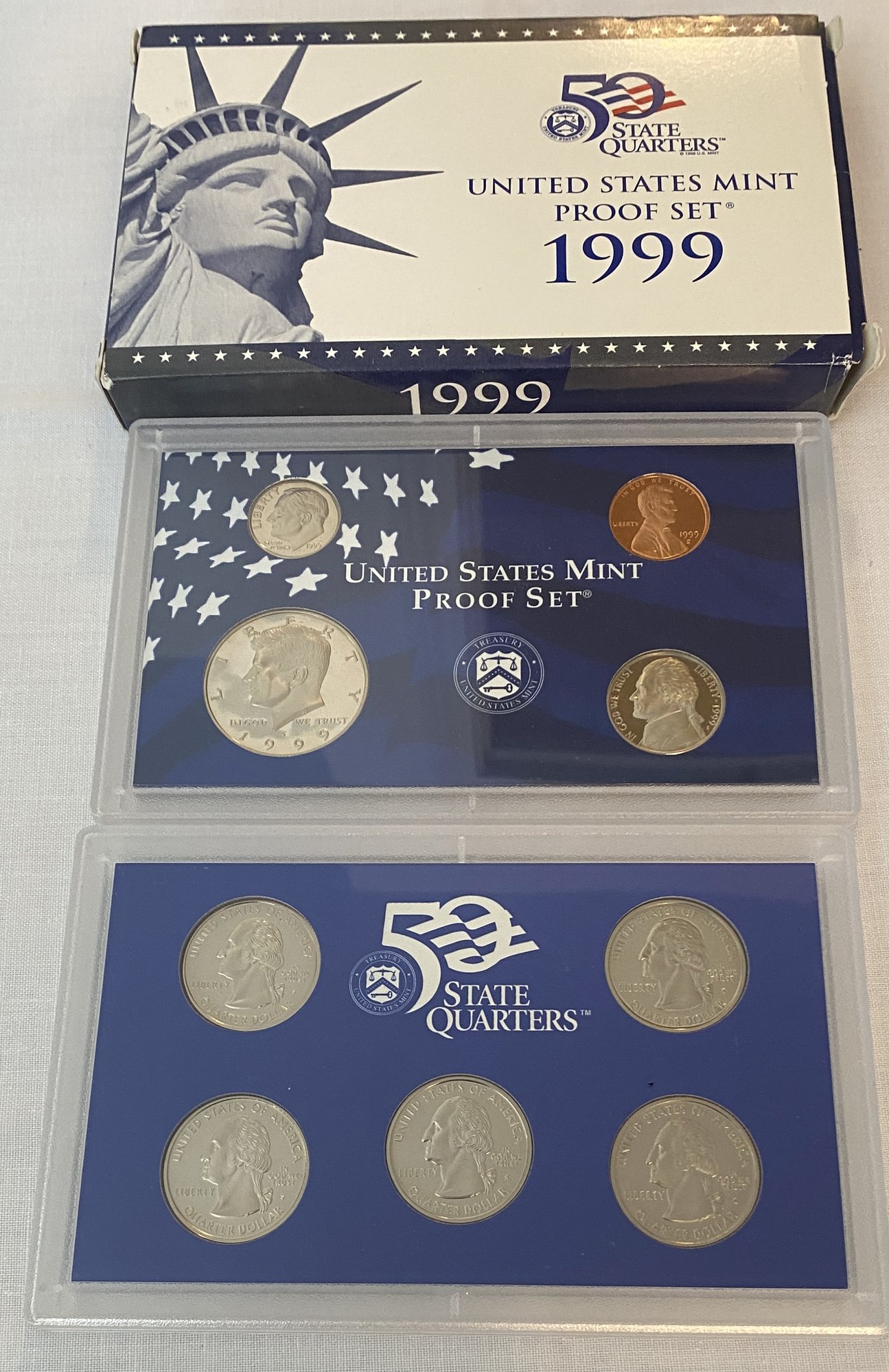 1999 US Mint Proof Set #3994 | Auctionninja.com