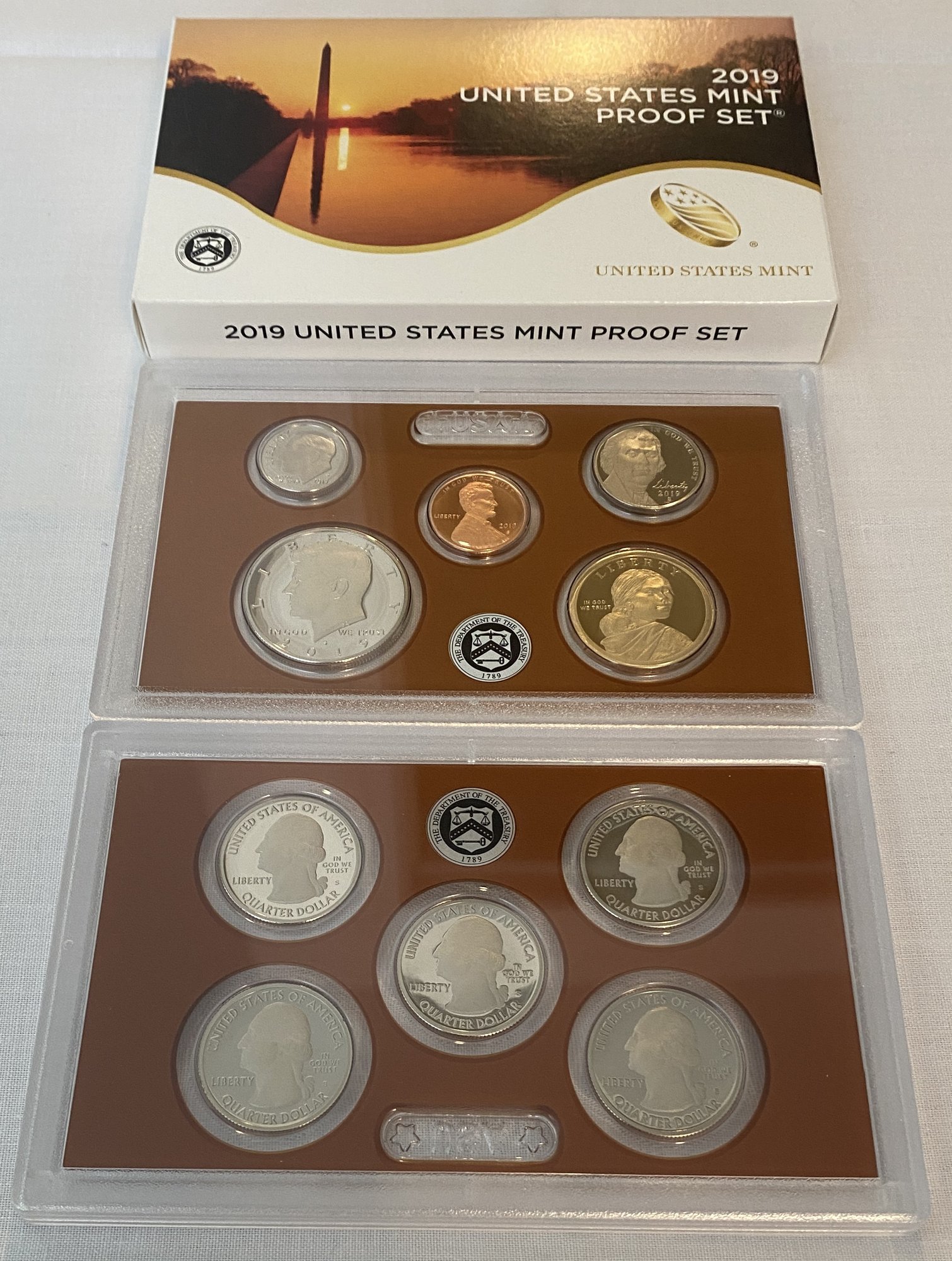 2019 US Mint Proof Set "No W Penny" #4018 | Auctionninja.com