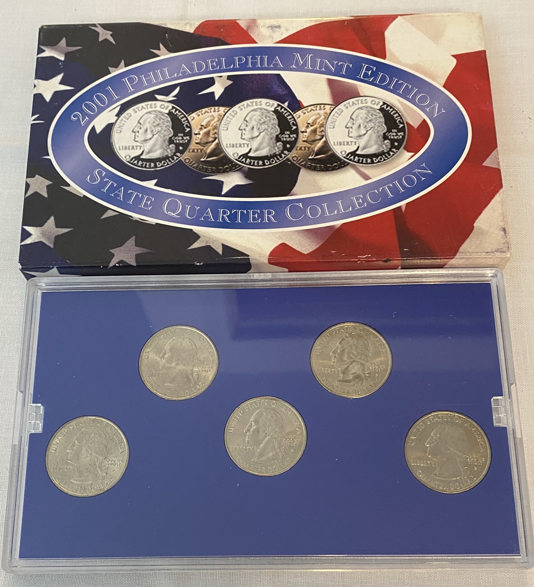 2001 Philadelphia Mint Edition State Quarter Collection #4002 ...
