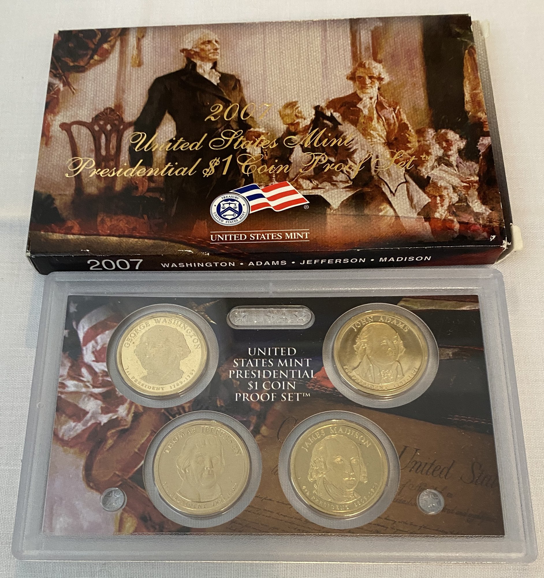 2007 United States Mint Presidential Coin Poof Set #3 #4266 ...