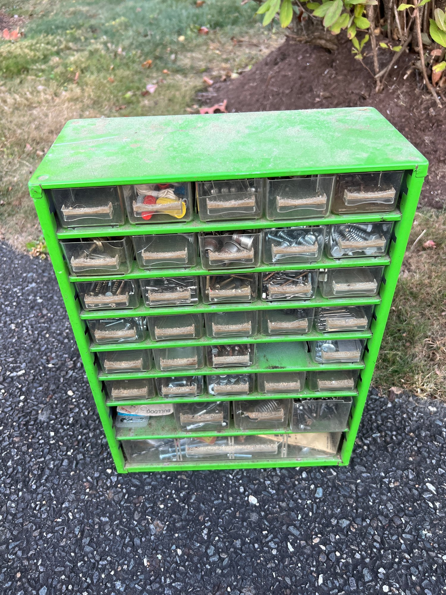 Green Painted Parts Organizer #28372 | Auctionninja.com
