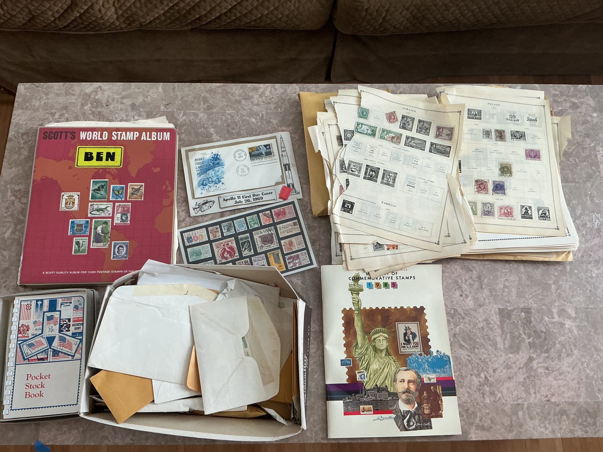 Homemade Stamp Collection #2139037 | Auctionninja.com