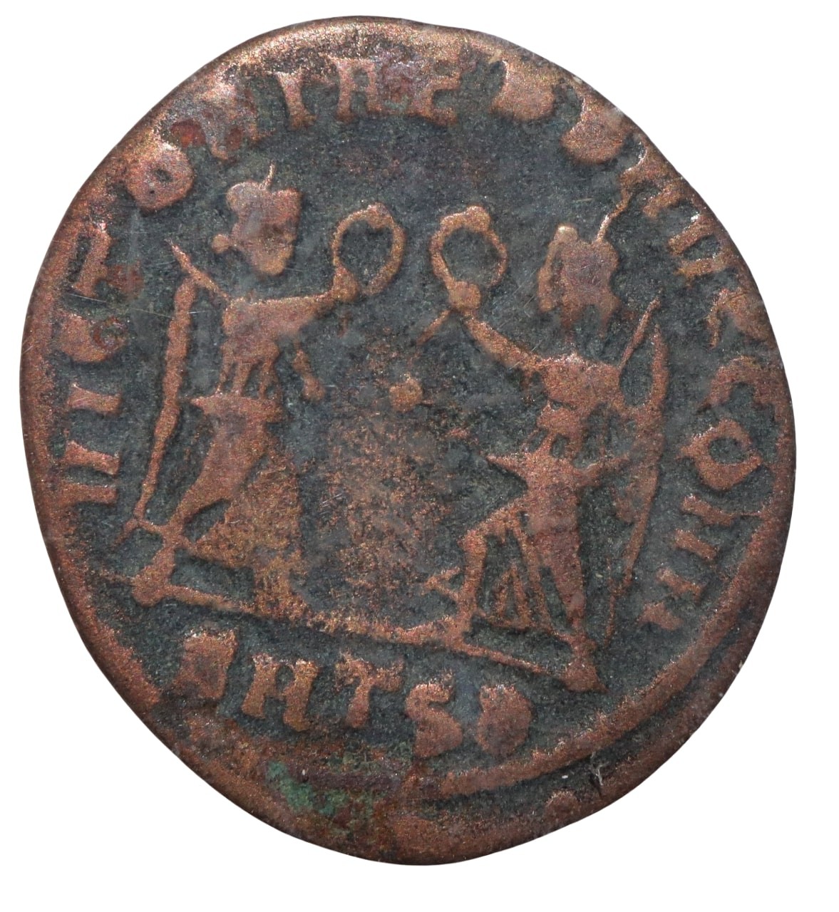 Constans, 337-350 AD. Thessalonica Mint. Two Victories Reverse Bronze ...