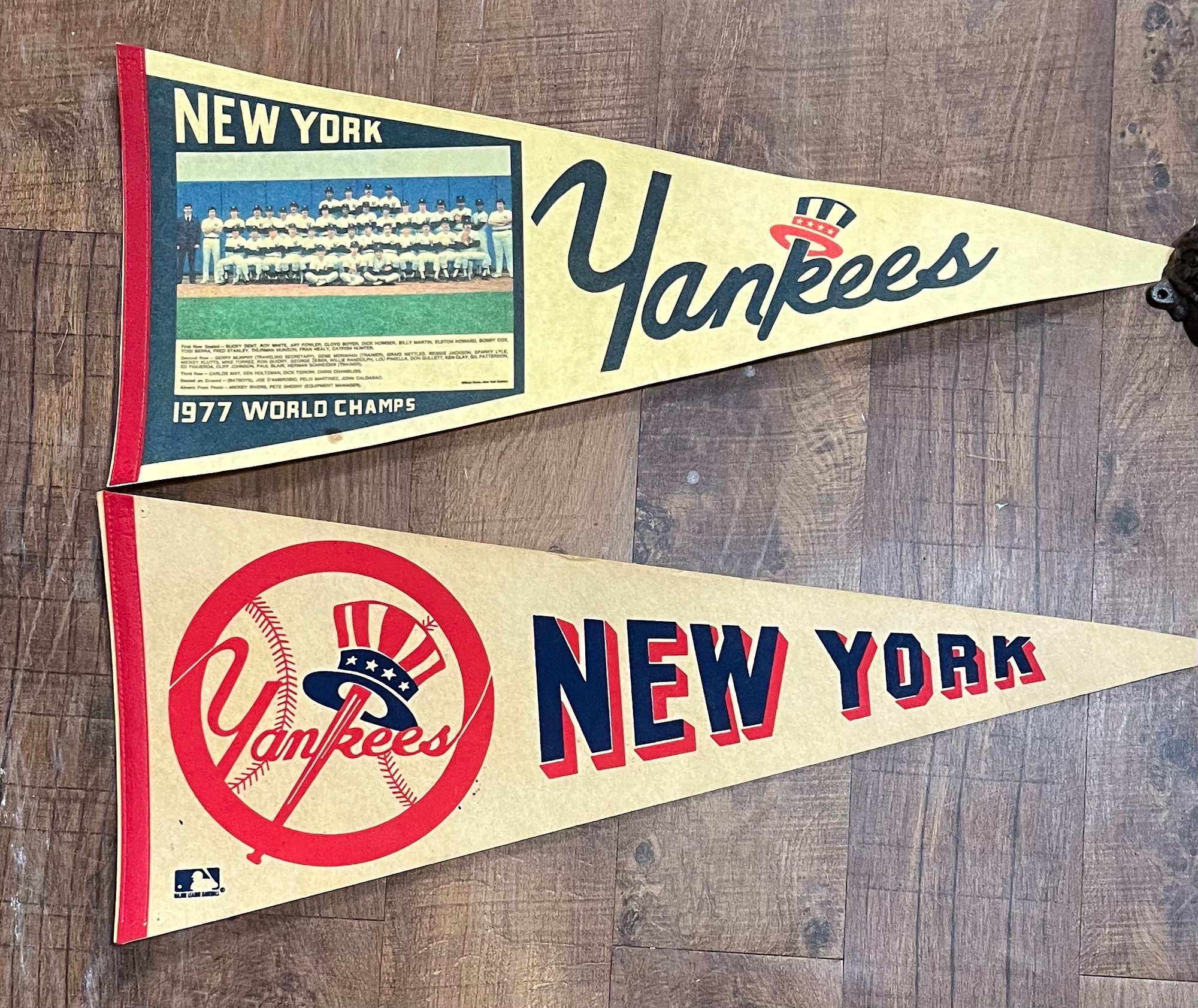 Two New York Yankees Pennants #2026529 | Auctionninja.com