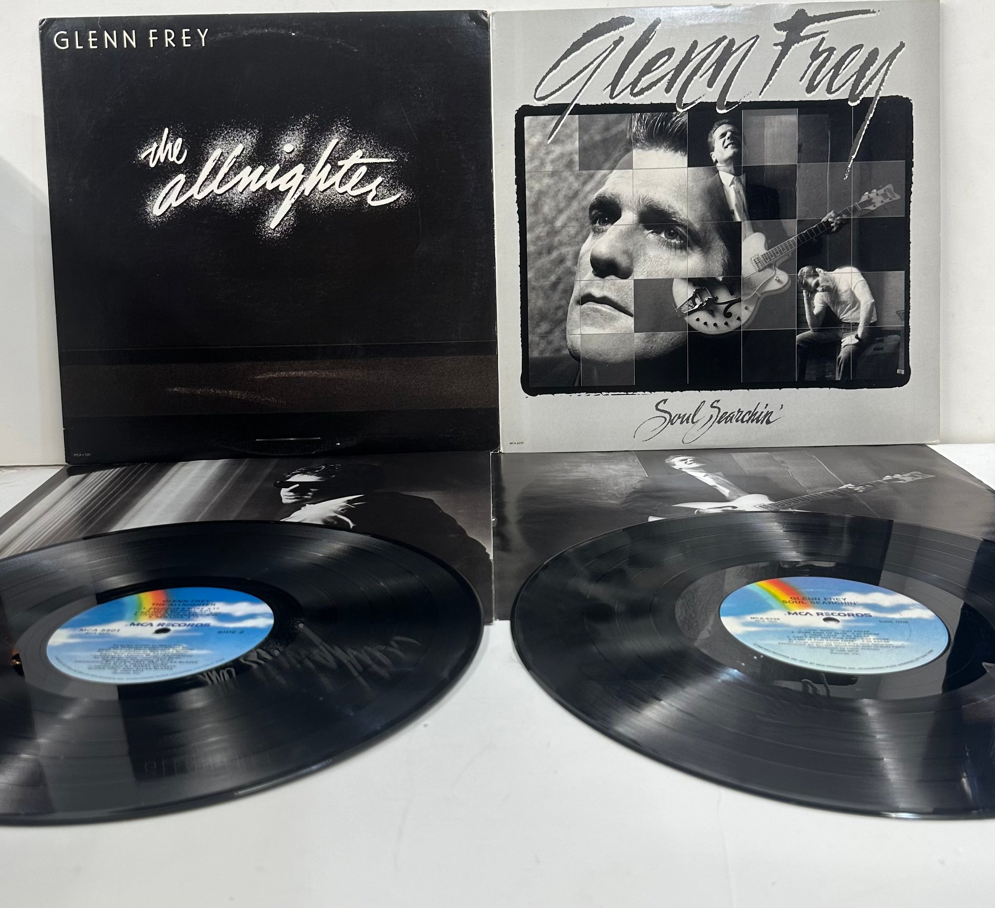 Two Glenn Frey Records #22726 | Auctionninja.com