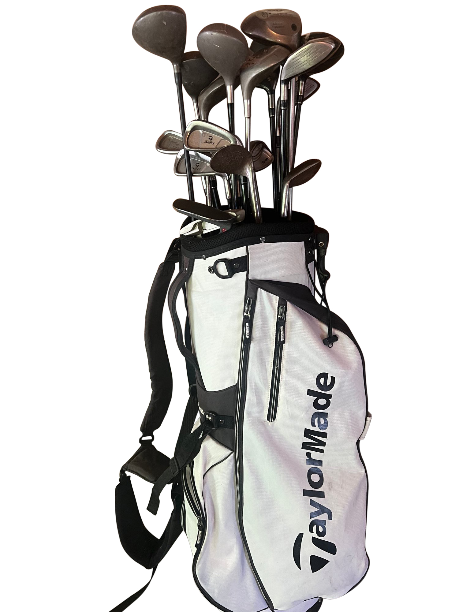 Full Set Of TaylorMade Golf Clubs With Bag #2140054 | Auctionninja.com