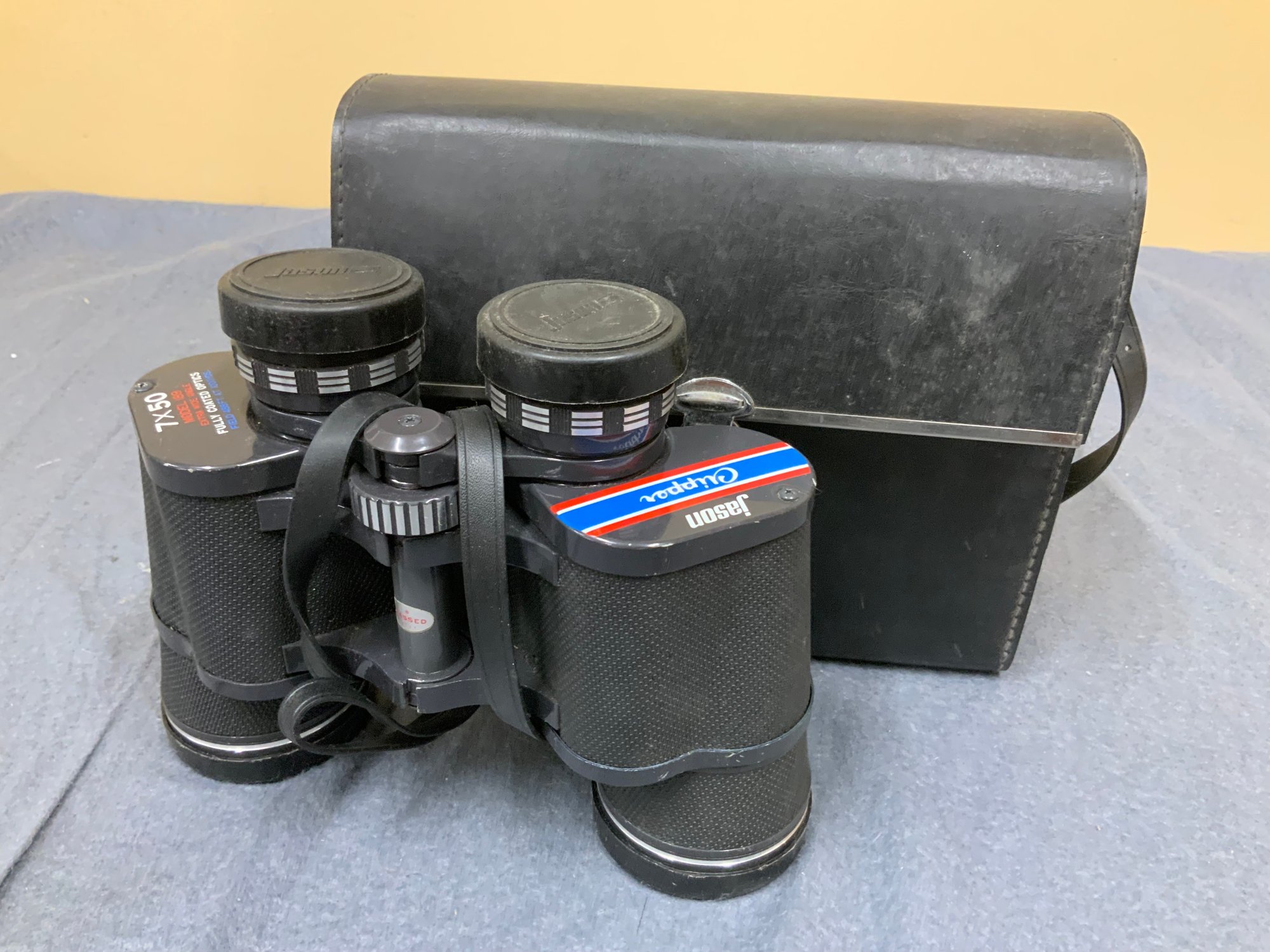 Vintage Jason 7 X 50 Model 189 Extra Wide Angle Clipper Binoculars In ...