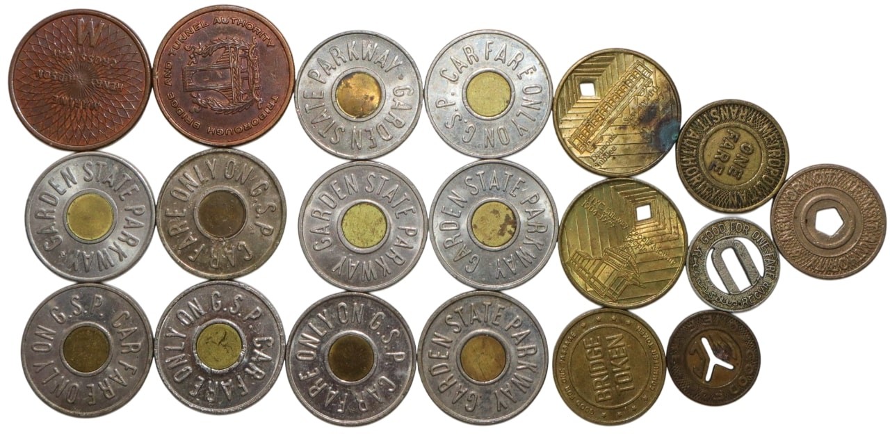 Large Lot Of Transit Tokens #2133487 | Auctionninja.com