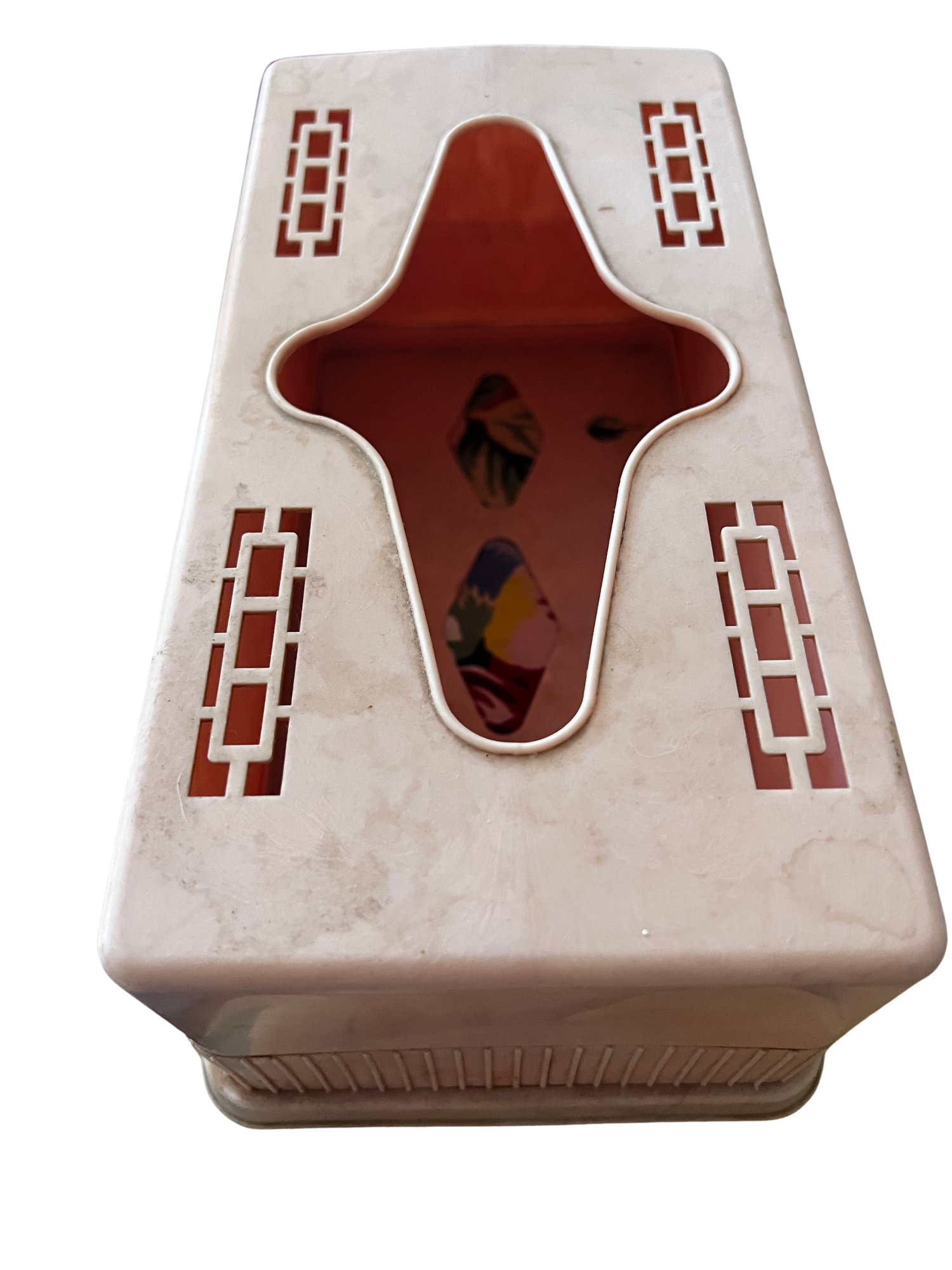 Vintage 1950s Tissue Box Cover In Pale Pink #22404 | Auctionninja.com