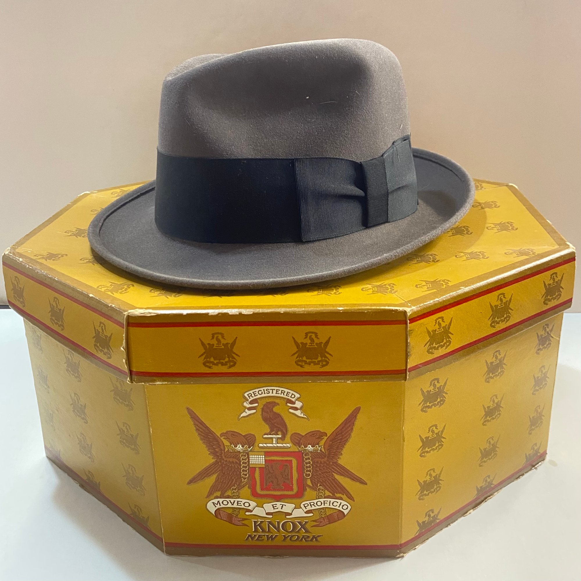 Knox Brand Fedora Hat In Box #8725 | Auctionninja.com