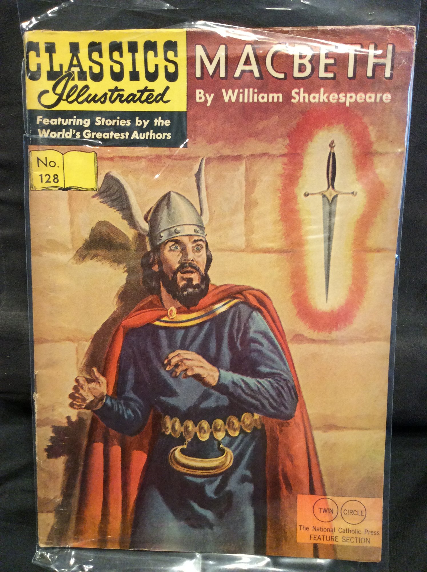 1956 Classics Illustrated MacBeth #128 - M #1928 | Auctionninja.com