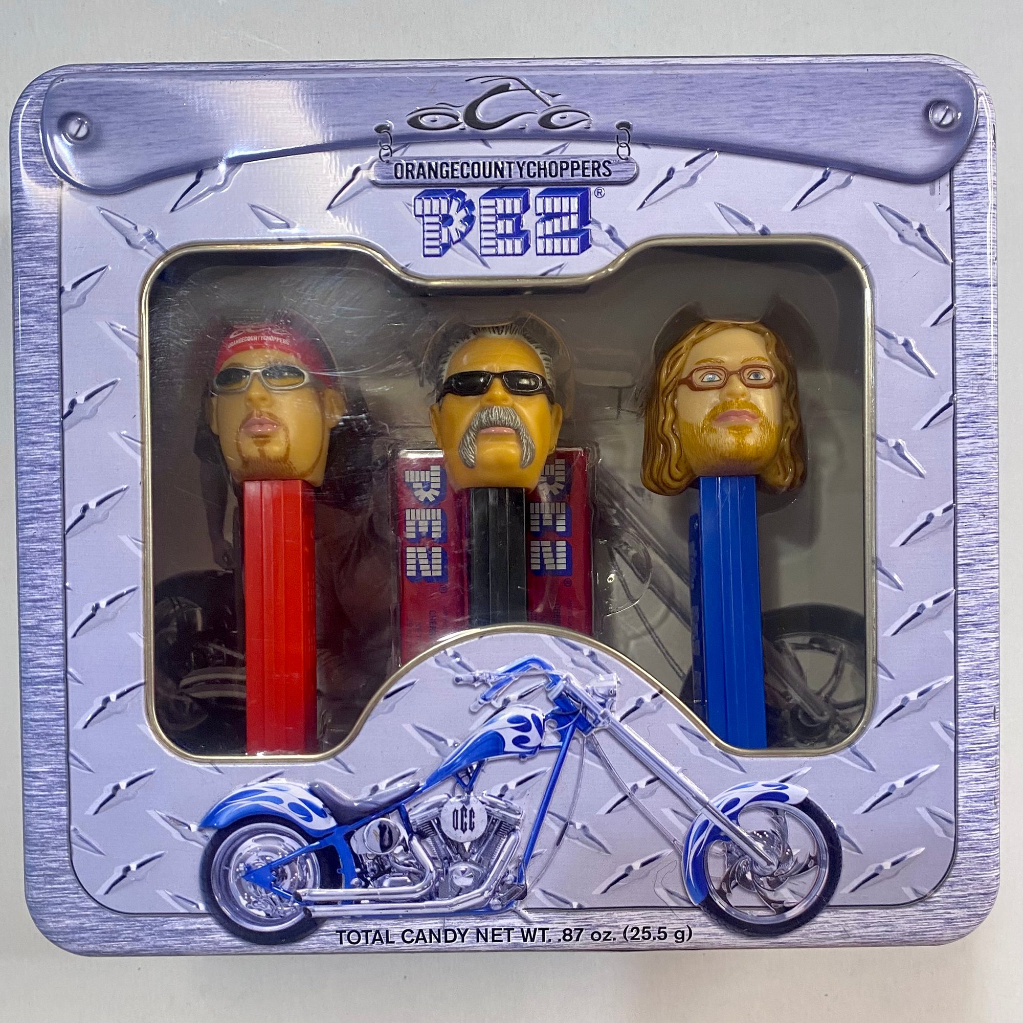 Limited Edition Orange County Choppers Pez Tin Set #8738 | Auctionninja.com