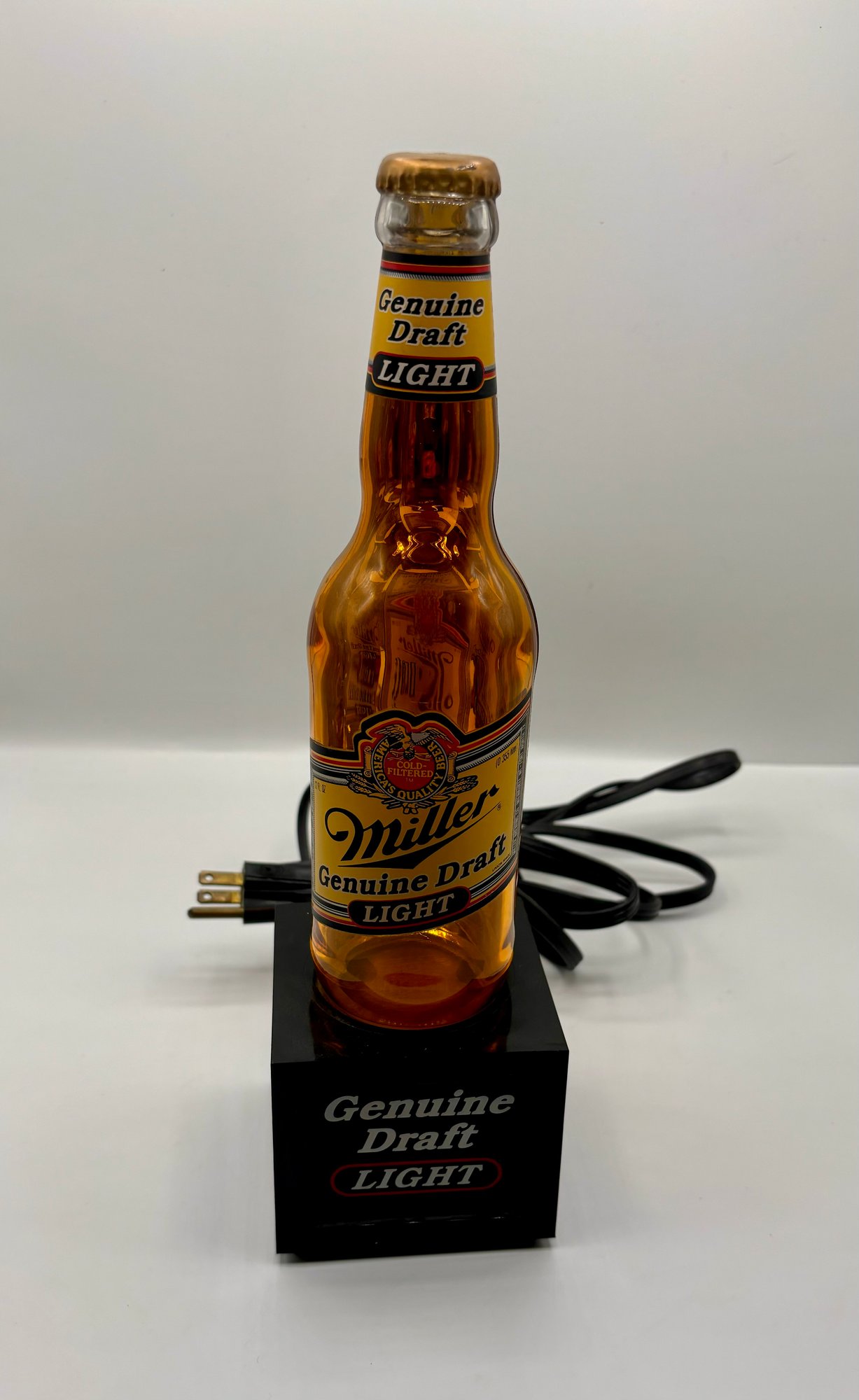 Vintage Miller Genuine Draft Light Bottle 12" Tall #17224 ...