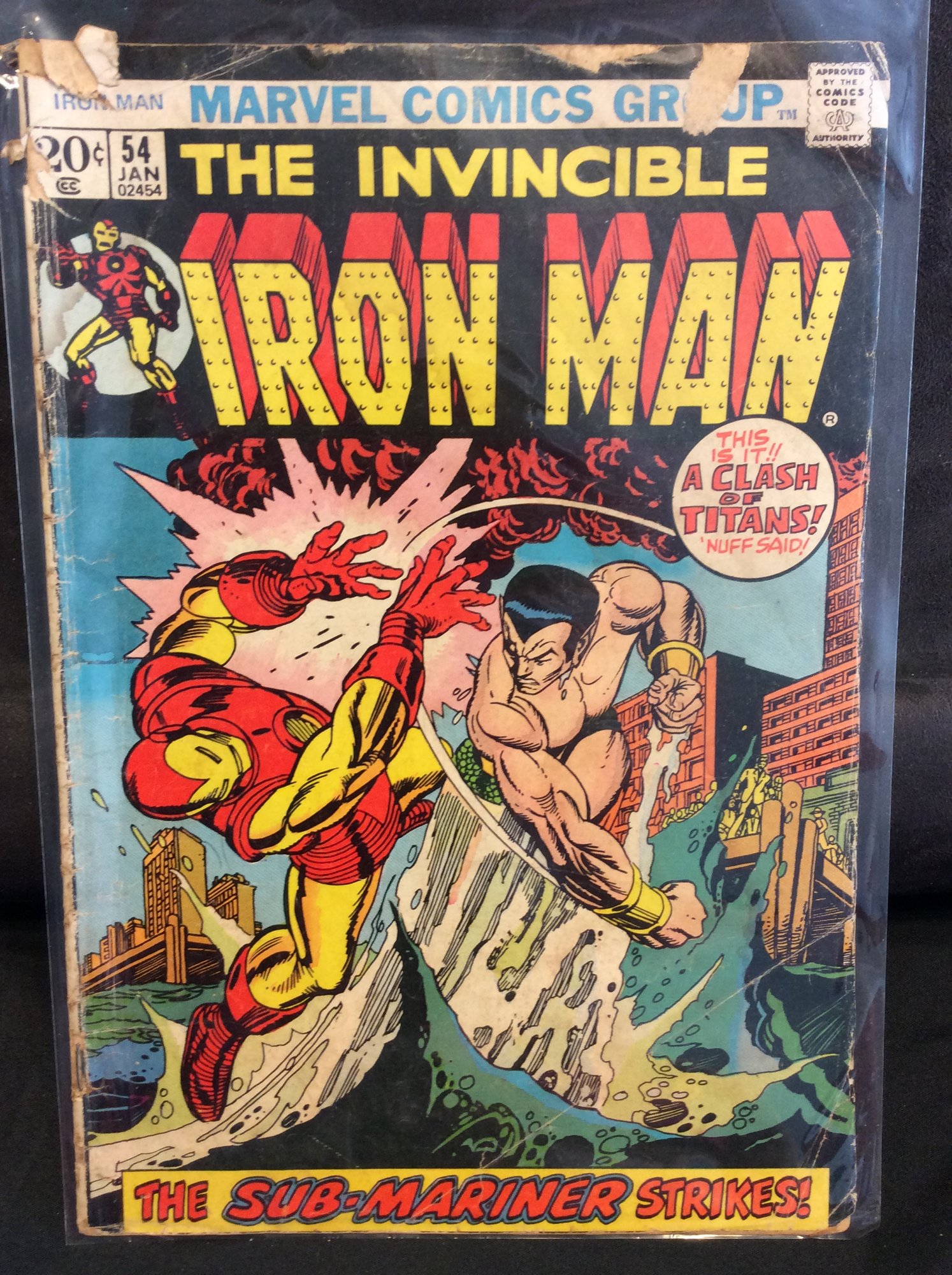 1973 Marvel Comics The Invincible Iron Man #54 - M #1951 | Auctionninja.com