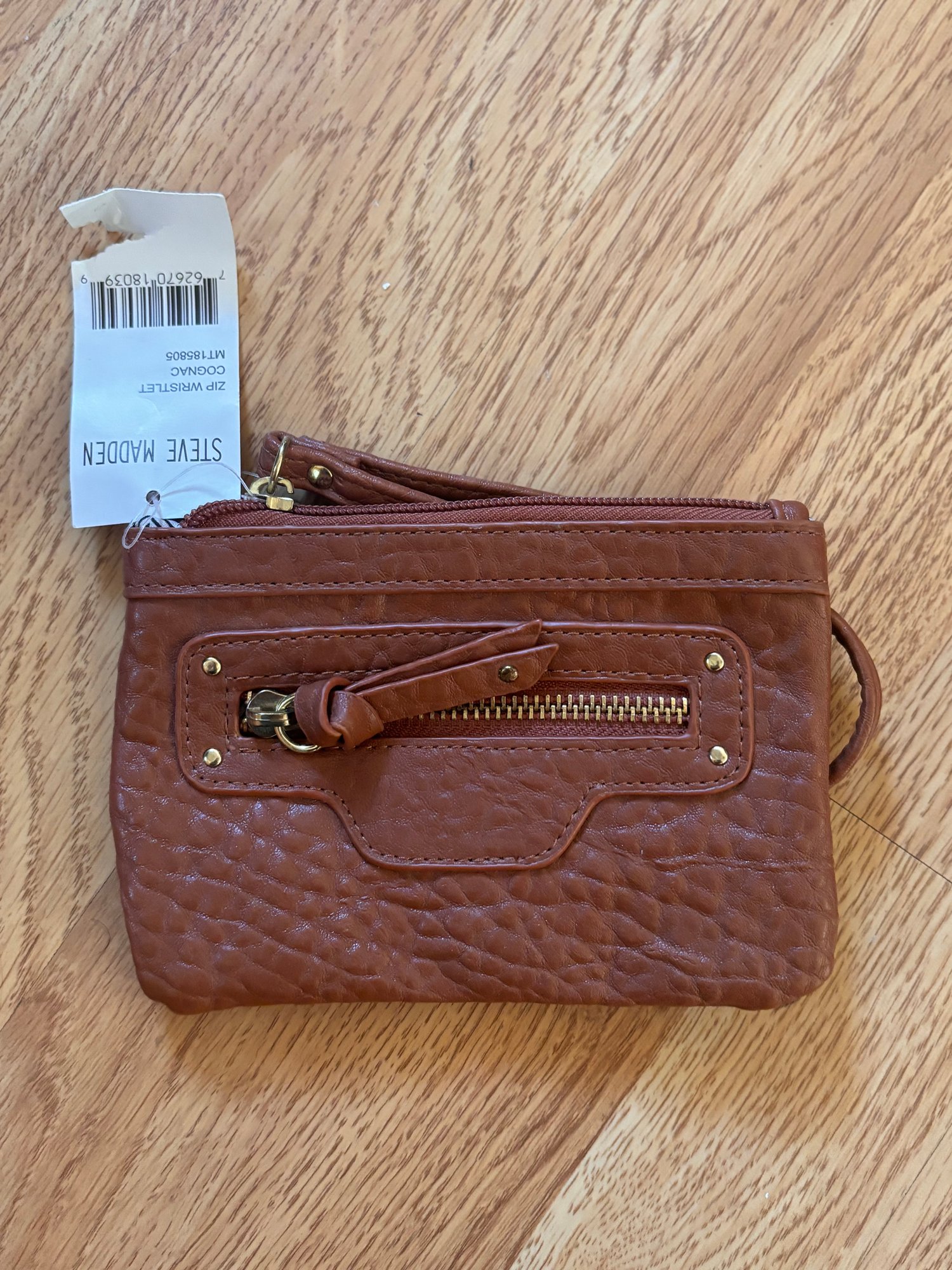 Brown Steve Madden Small Clutch Purse/Wallet New #17197 | Auctionninja.com