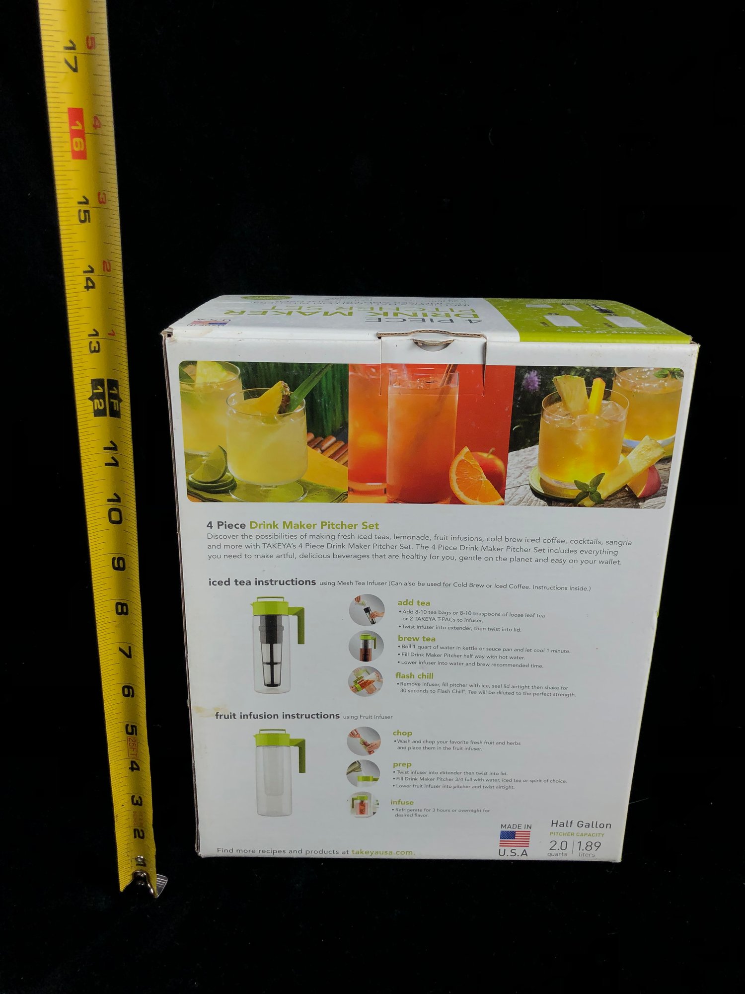 Takeya 4 Piece Drink Maker Pitcher Set #2086551 | Auctionninja.com