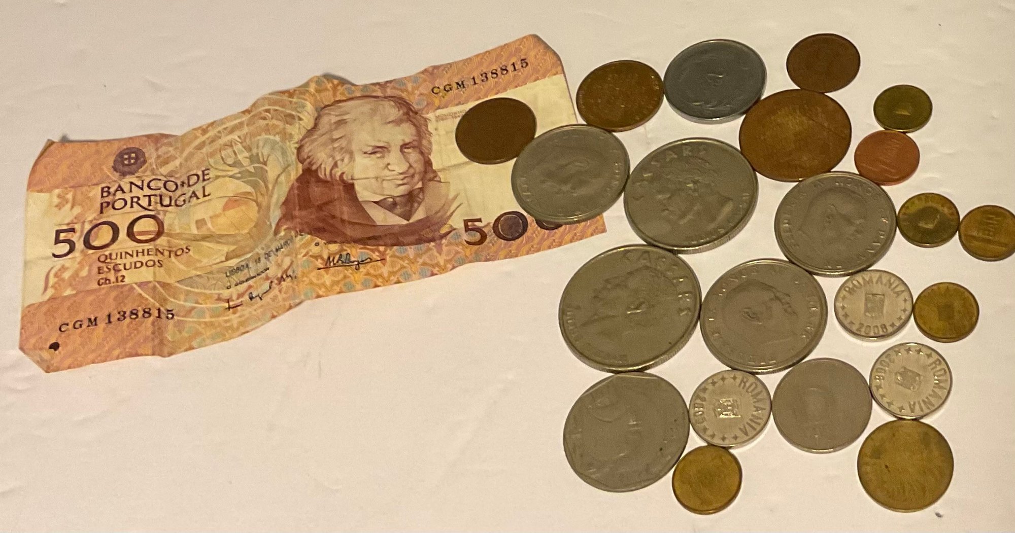 Vintage Foreign Coins & Paper, Plus Caesars Palace Coins #2096641 ...