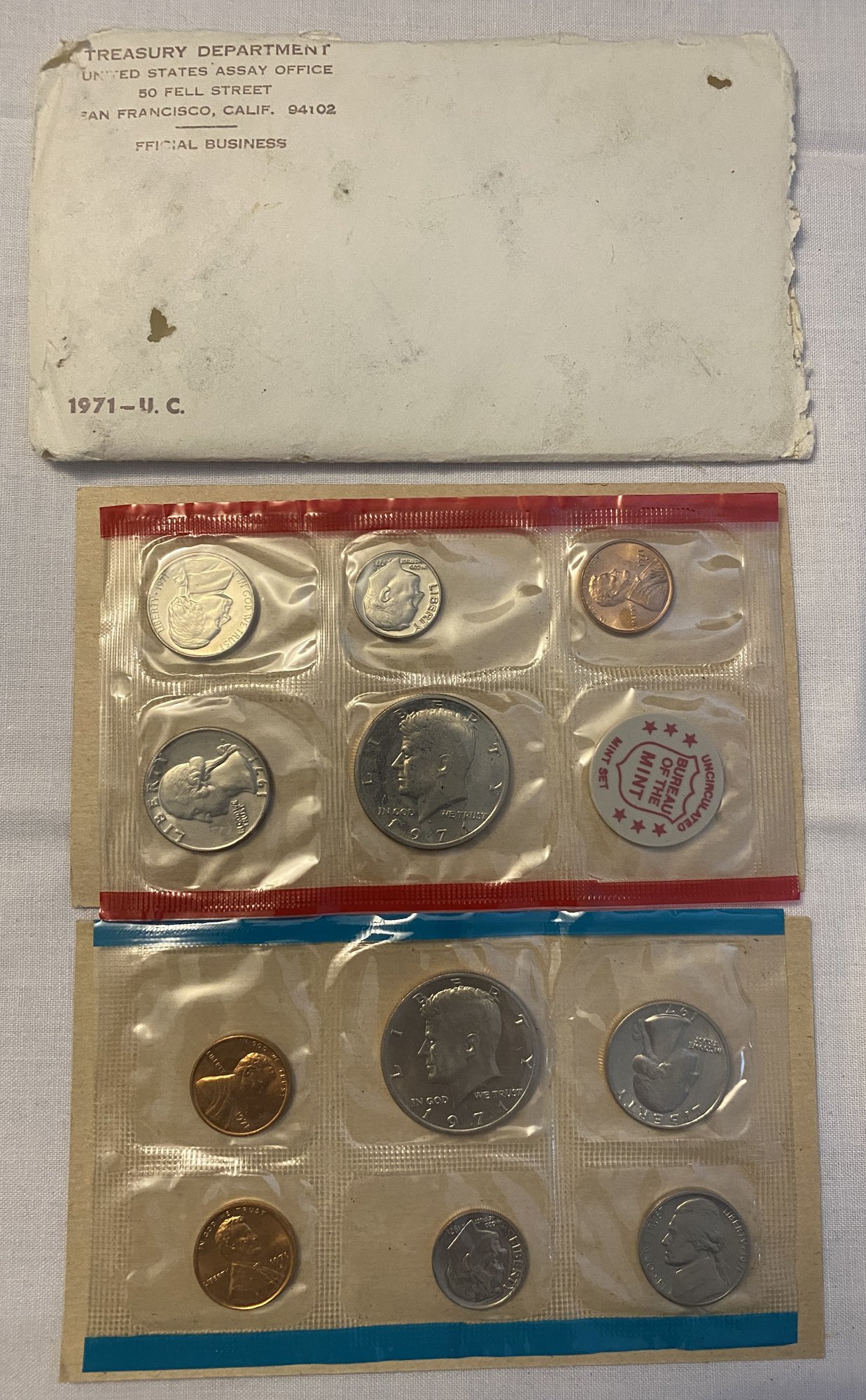 1971 Uncirculated Mint Set #2079256 | Auctionninja.com