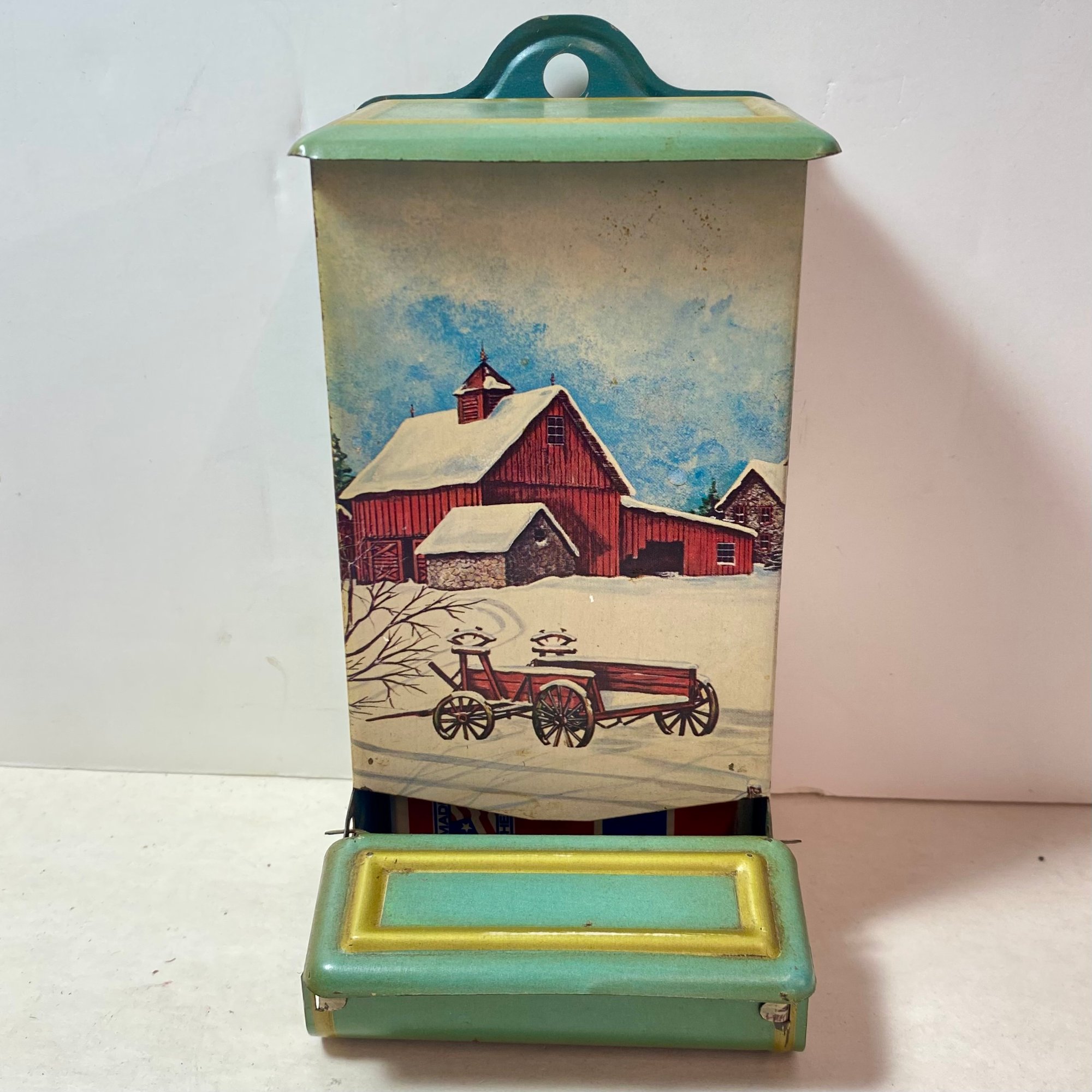 Vintage Jasco Winter Scene Matchbox Holder #2027834 | Auctionninja.com