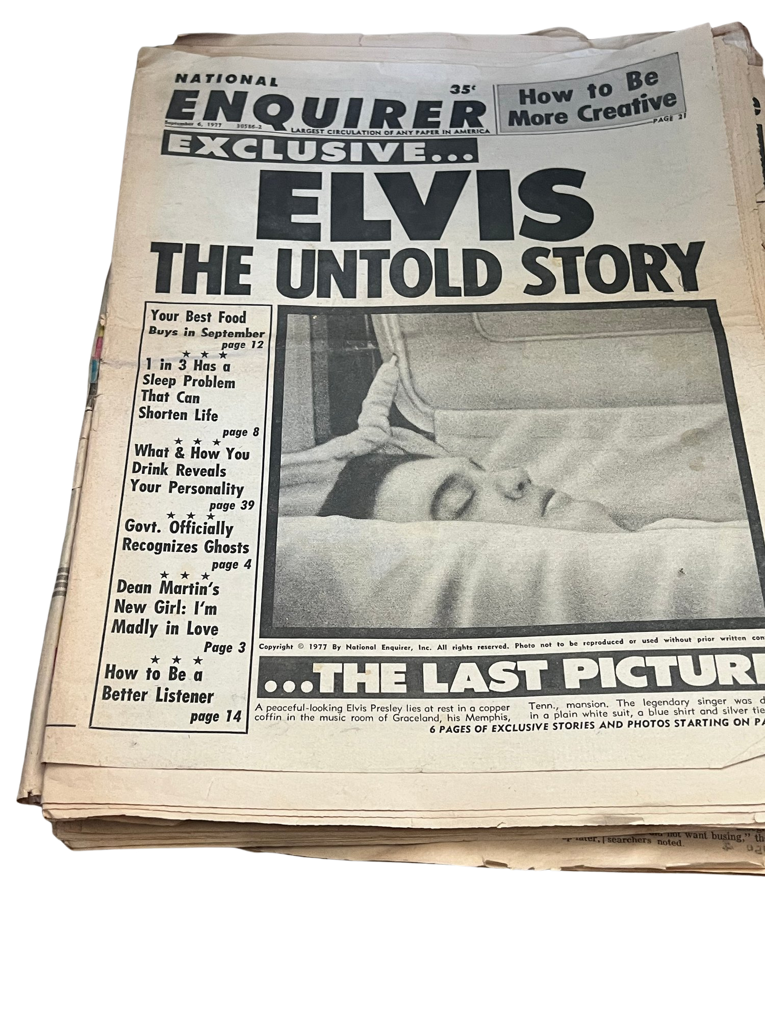 1977 Vintage National Enquirer & The Star Tabloid Newspapers Featuring ...