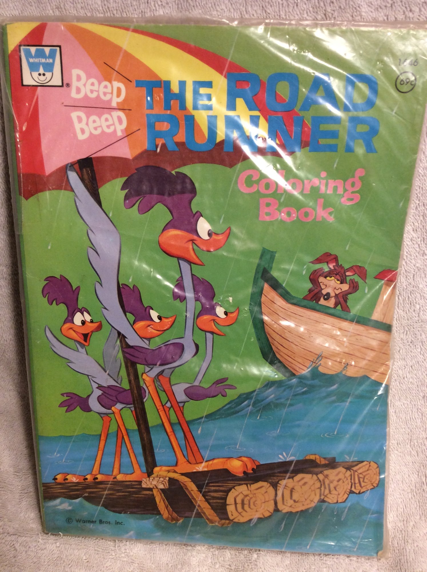 1963 Whitman The Road Runner Coloring Book - K #1964 | Auctionninja.com