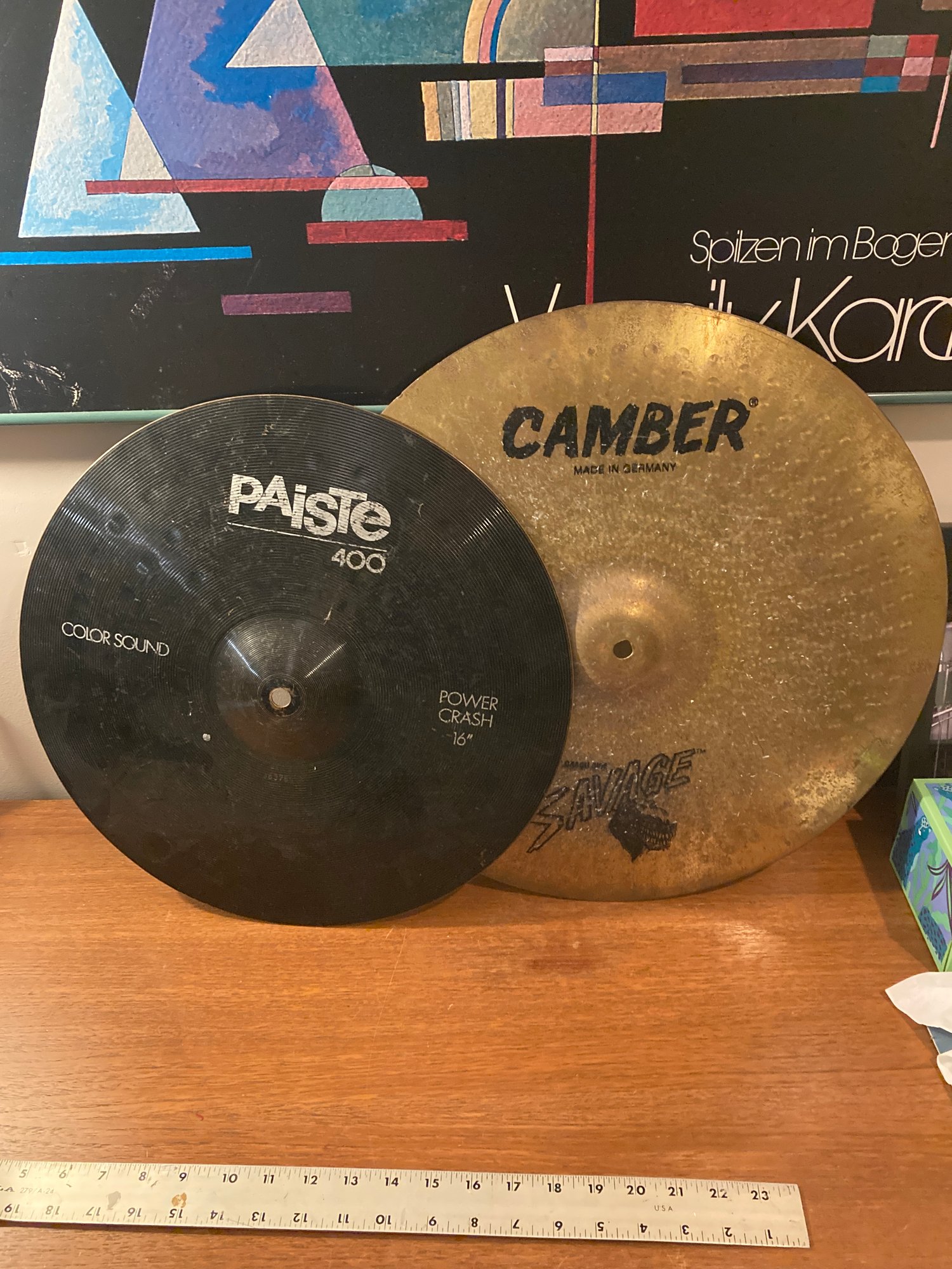 Lot Of Two Drum Crash Cymbals #23966 | Auctionninja.com