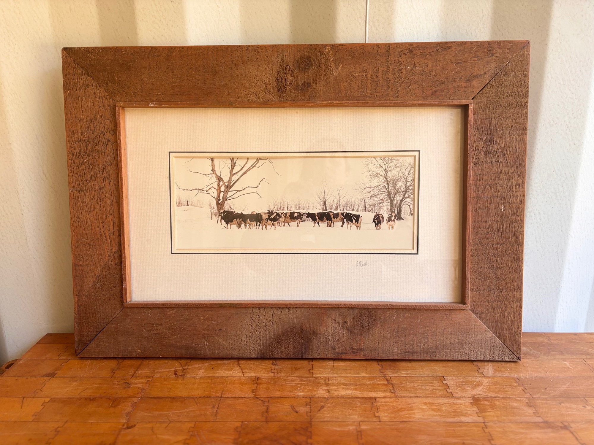 Cattle Image - Signed And Framed #17090 | Auctionninja.com