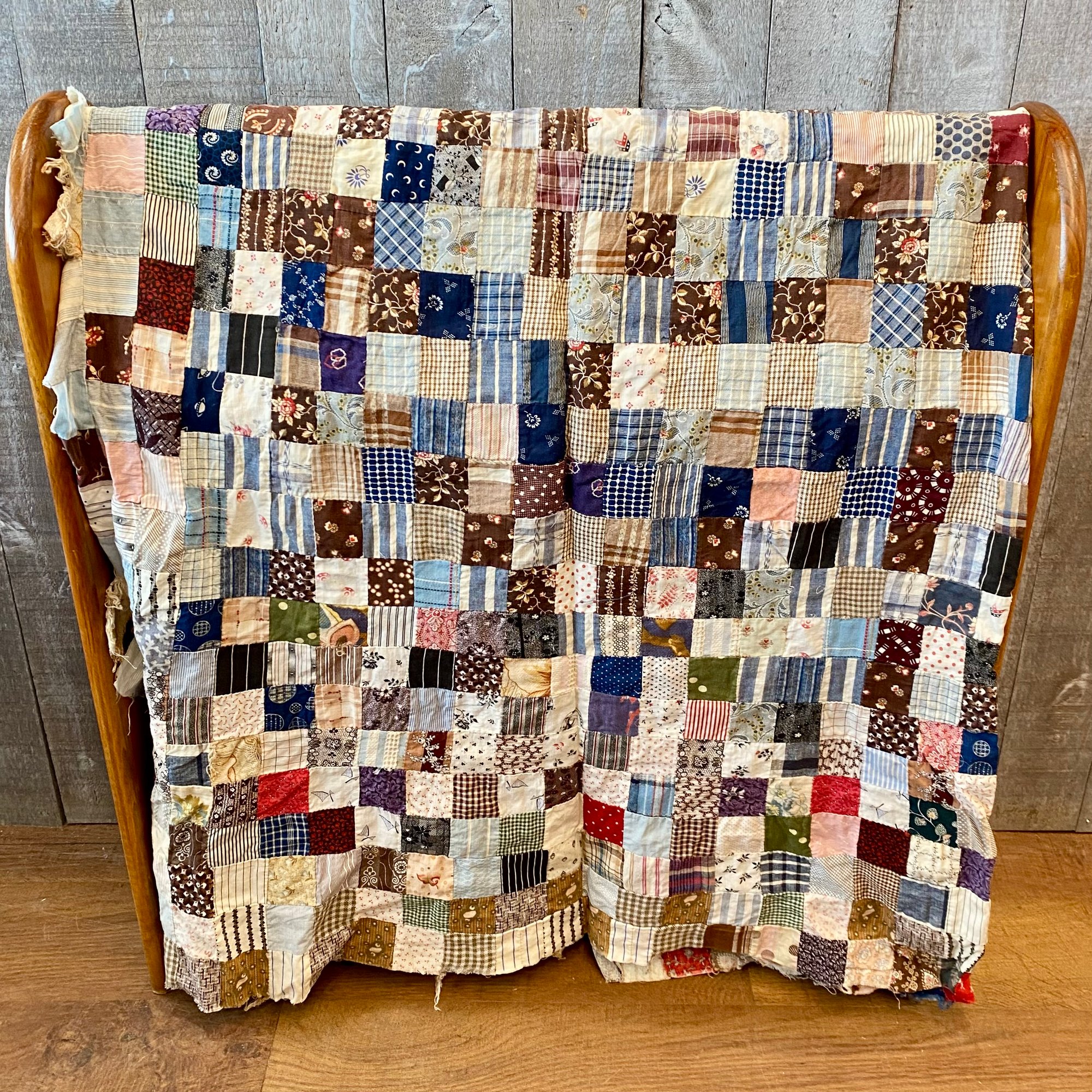 Unfinished Patchwork Quilt #2028640 | Auctionninja.com
