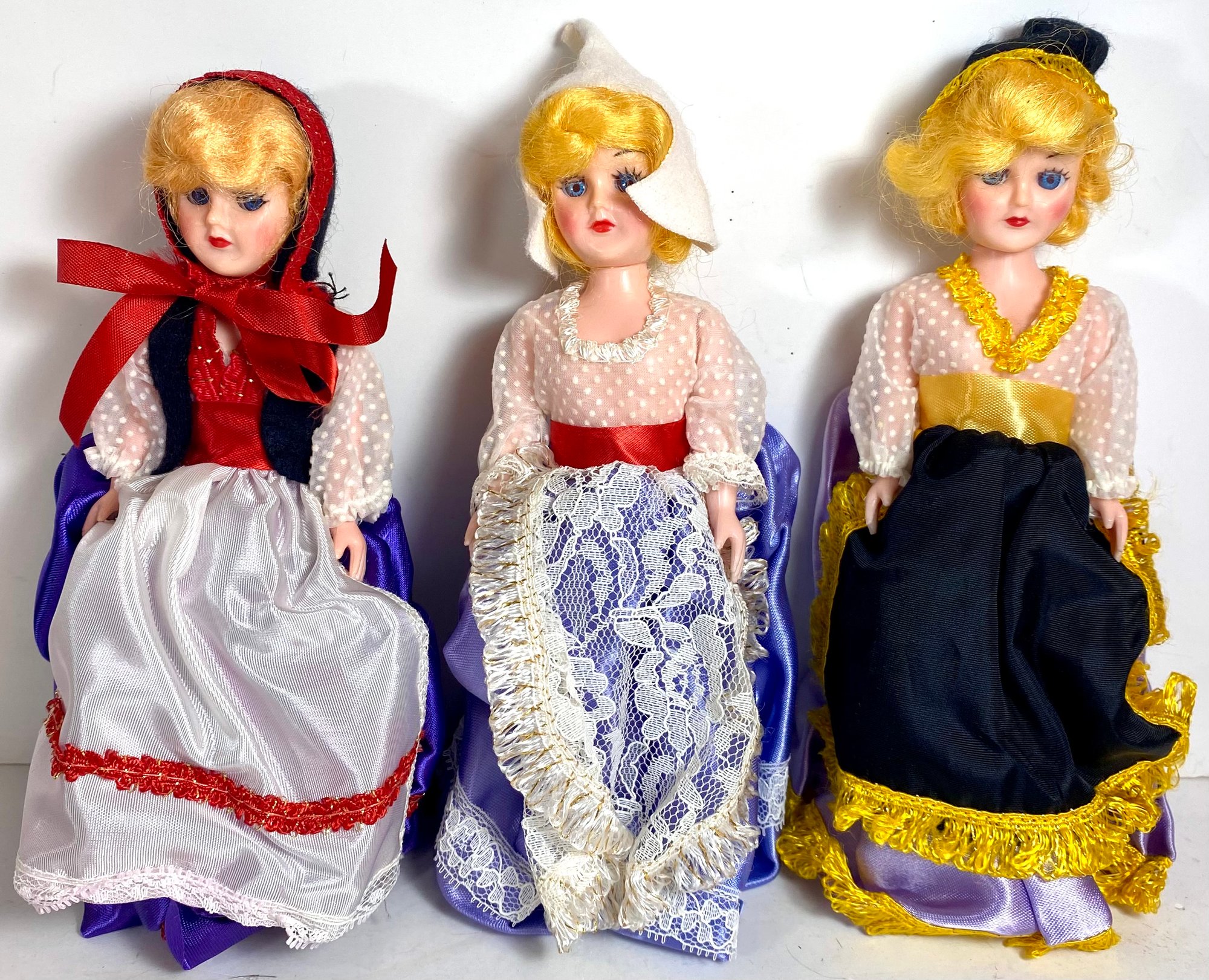 Three 1950s A & H Dolls Of The World- Sweden Holland Norway #2089075 ...
