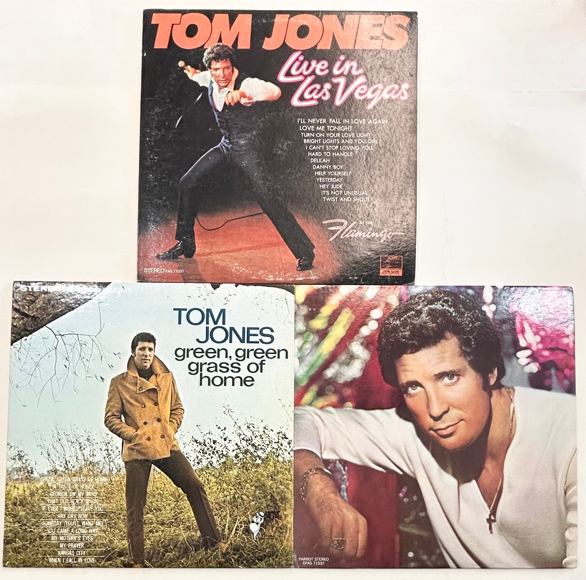 3 Vintage Tom Jones Records #12118 | Auctionninja.com