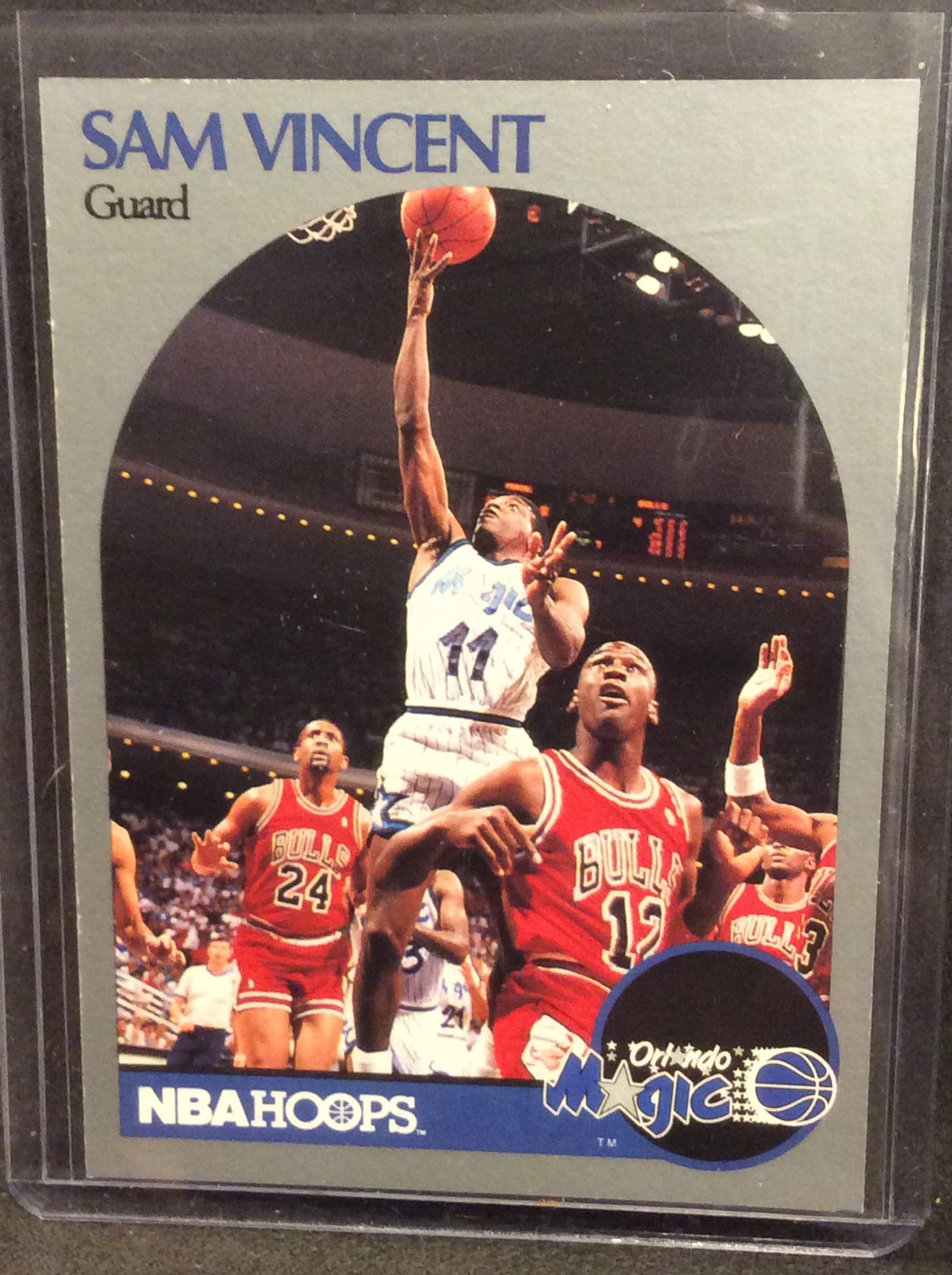 1990-91 NBA Hoops Sam Vincent - Michael Jordan #12 #2174031 ...