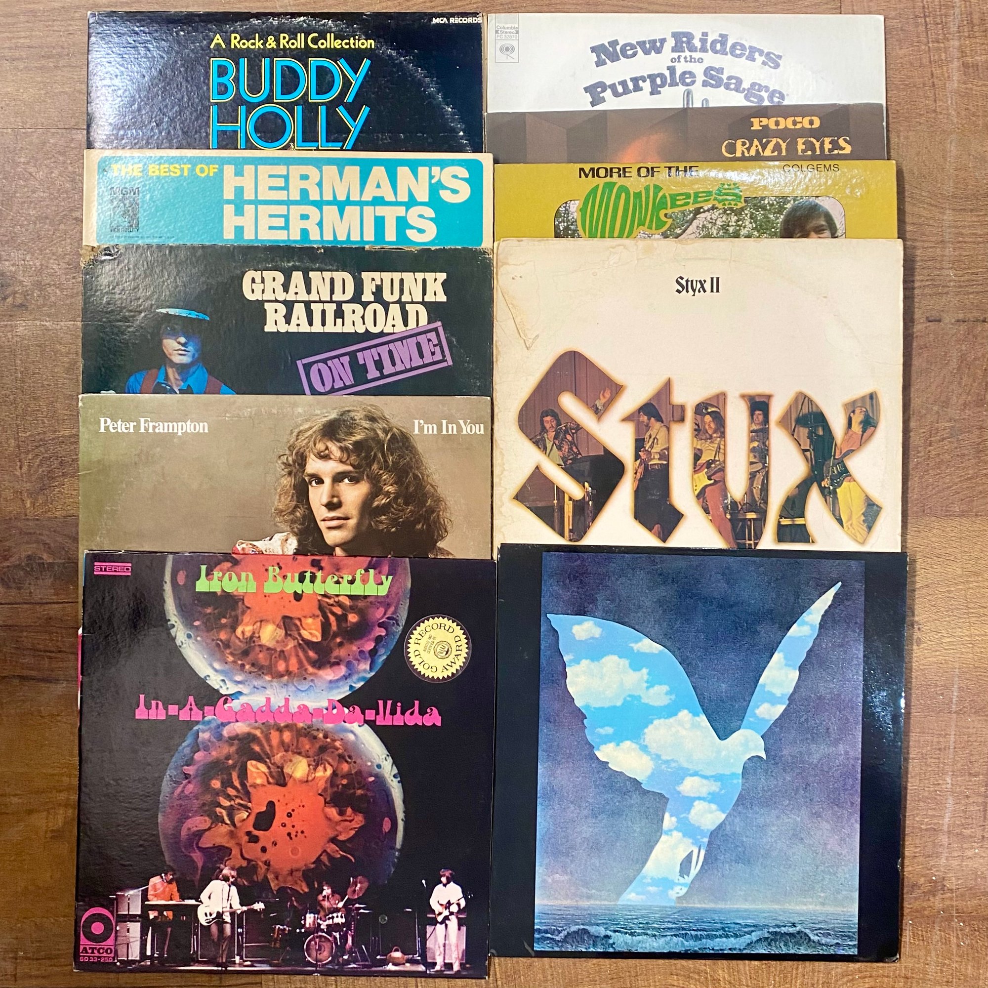 Lot Of Vintage Rock N Roll Records #12018 | Auctionninja.com