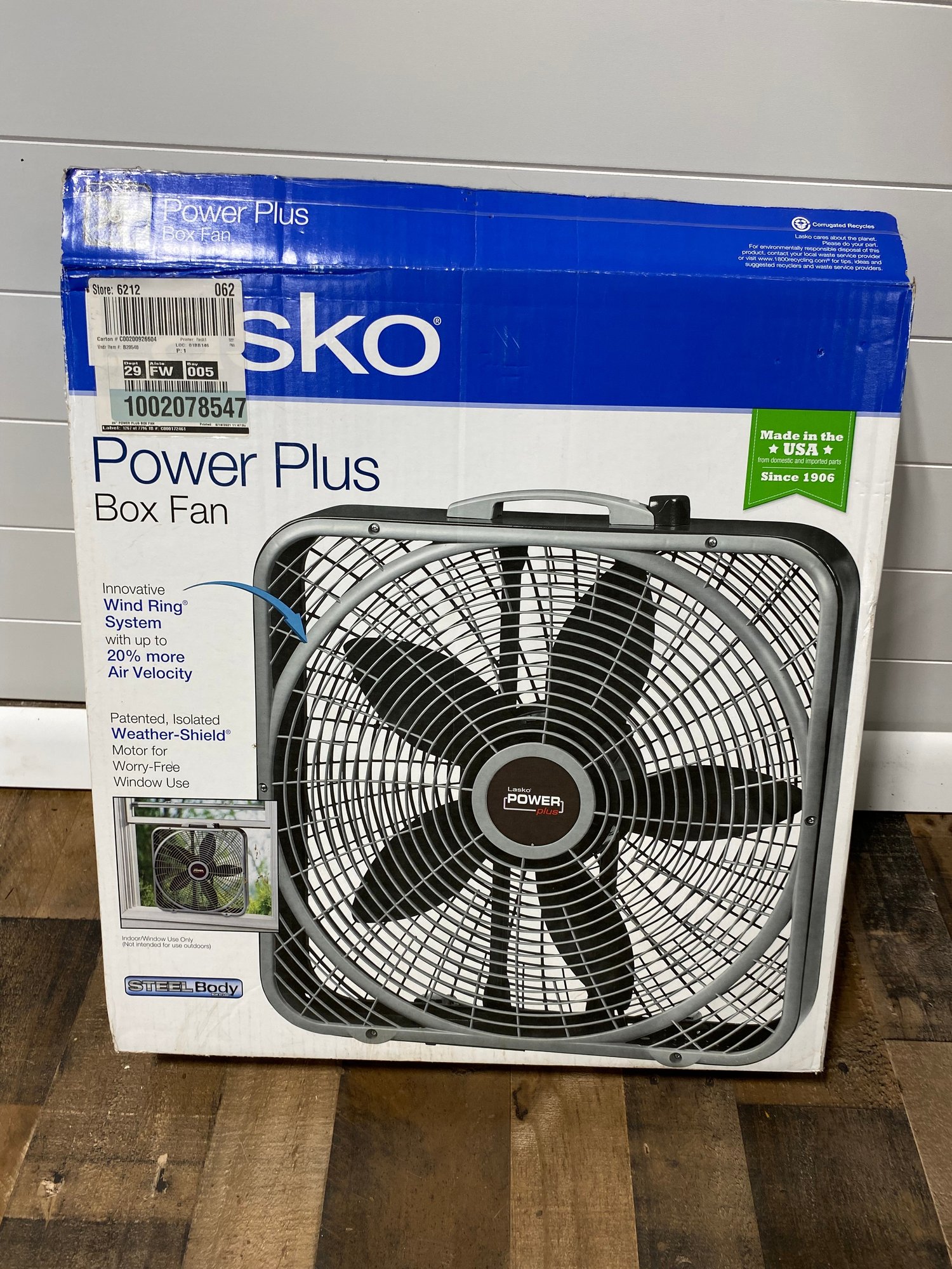 Lasko Branded Power Plus Box Fan Unit #2145643 | Auctionninja.com