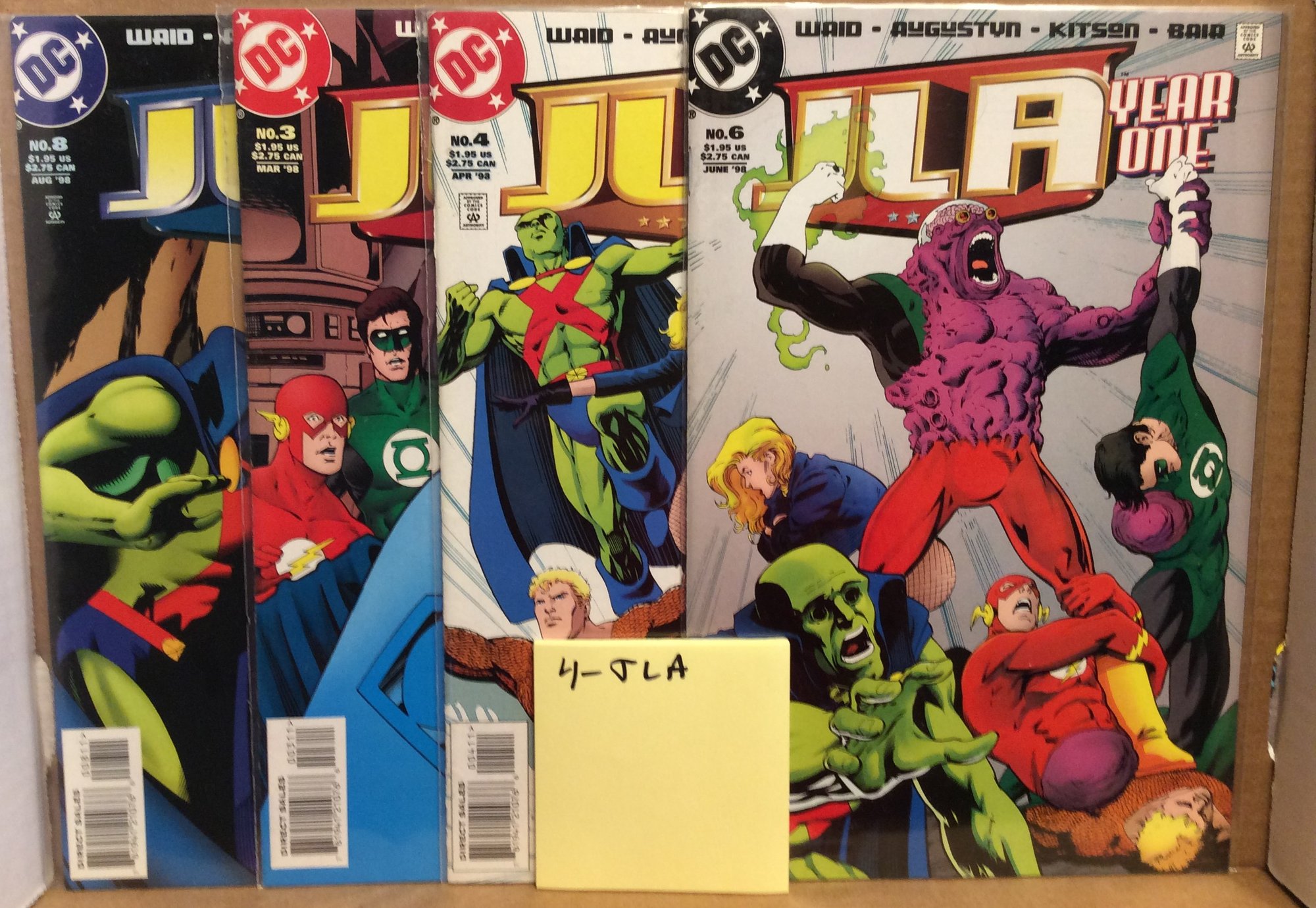 Lot Of 4 DC Comics JLA Year One Comic Books - L #2037634 | Auctionninja.com
