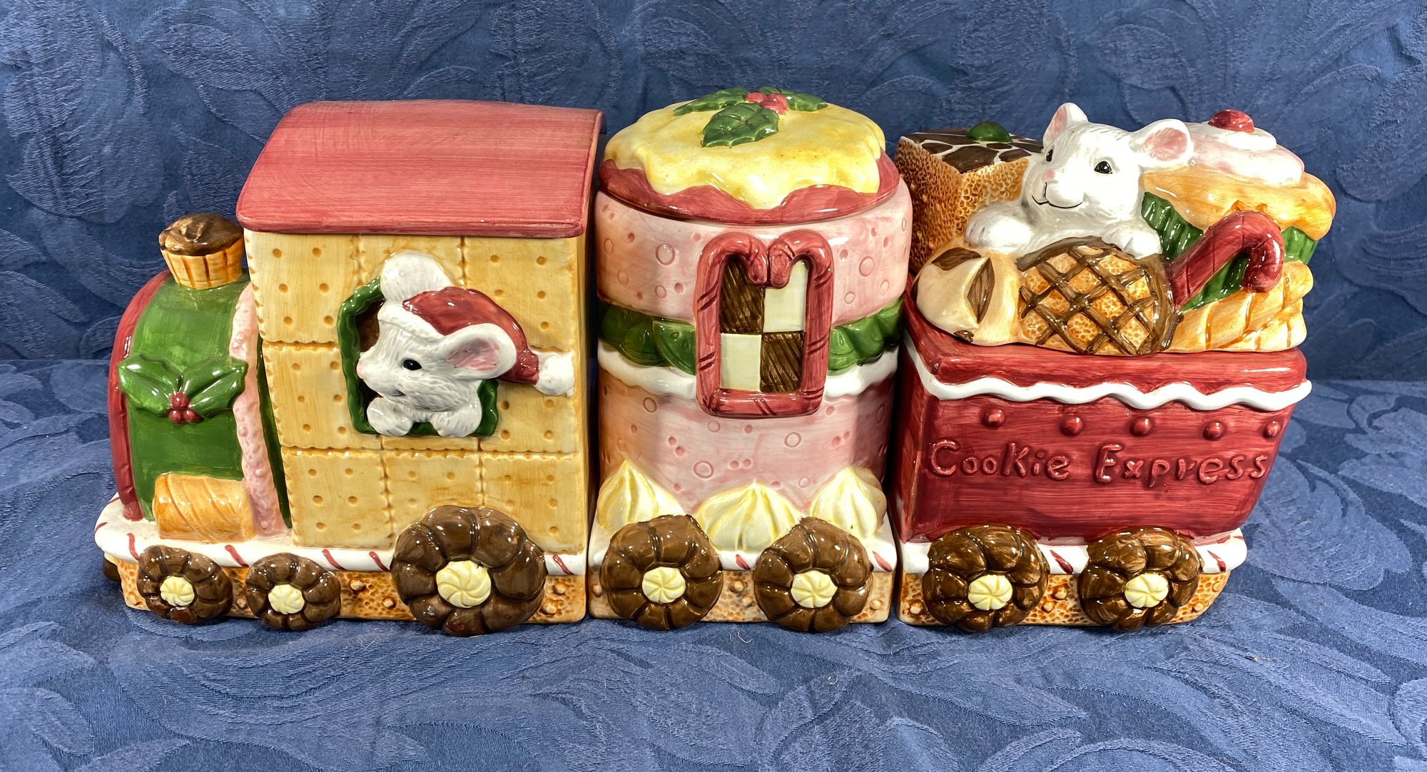 Ceramic Train Cookie Jars #13238 | Auctionninja.com