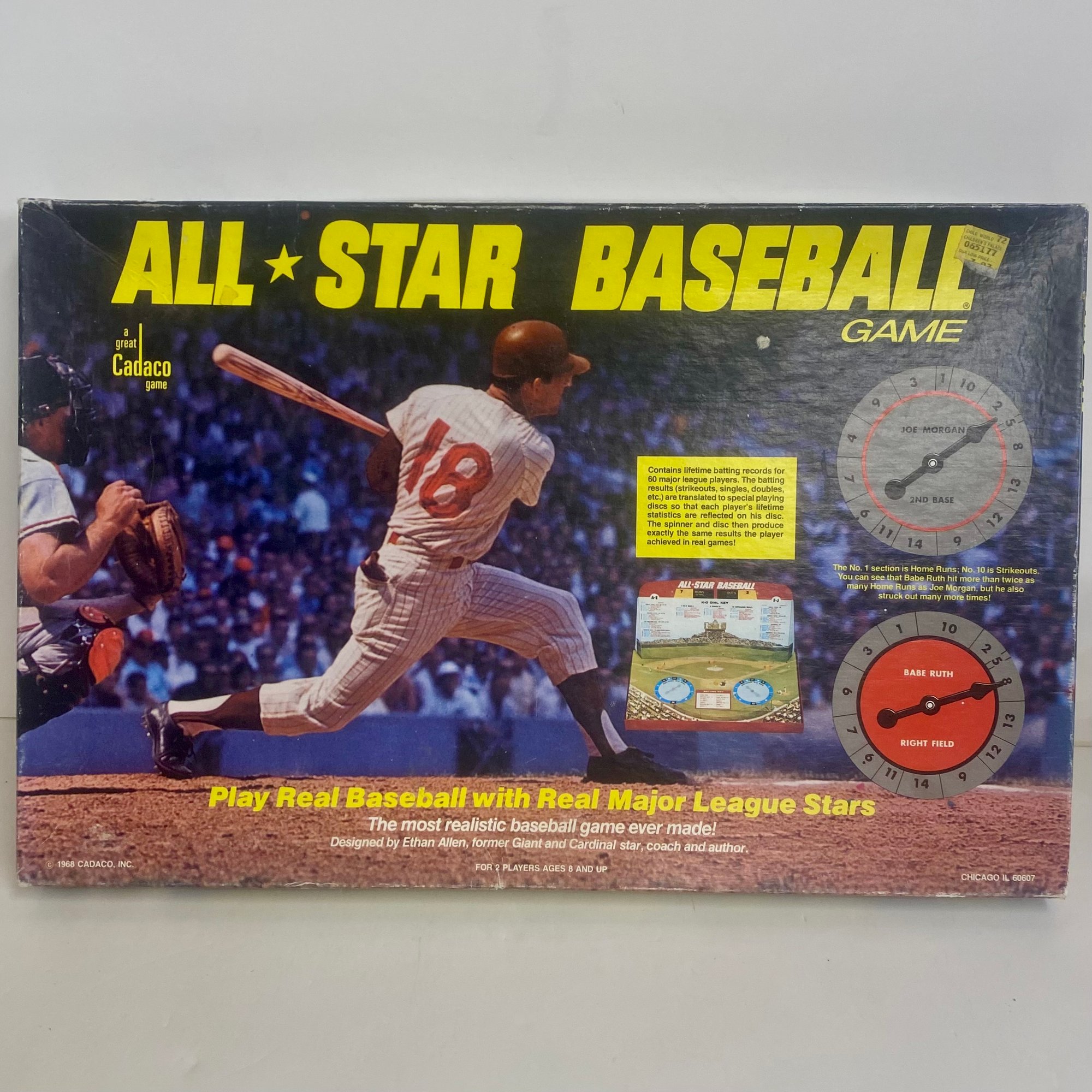 1968 All Star Baseball Board Game #14248 | Auctionninja.com