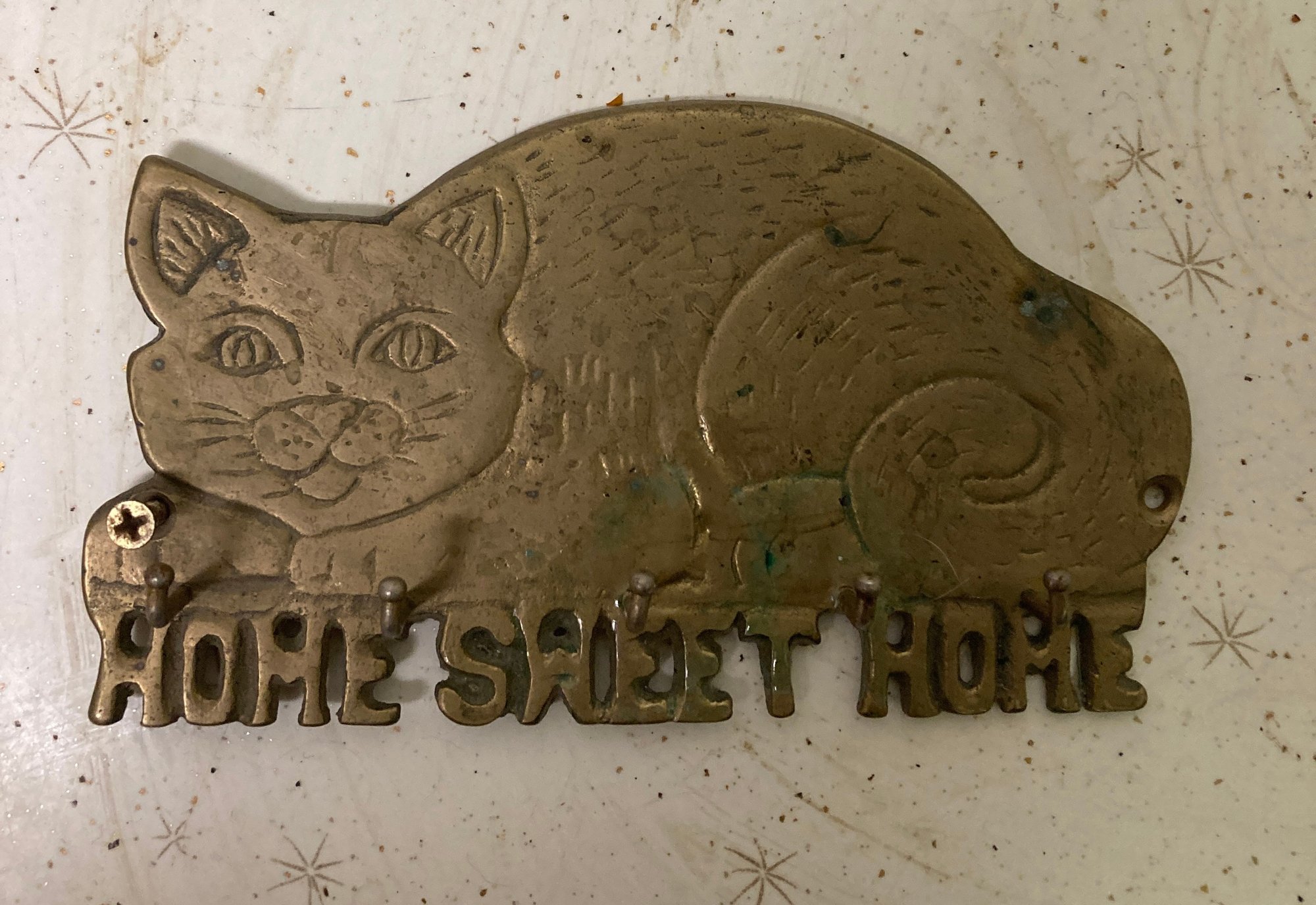 Brass , Cat, Key Holder #2142767 | Auctionninja.com