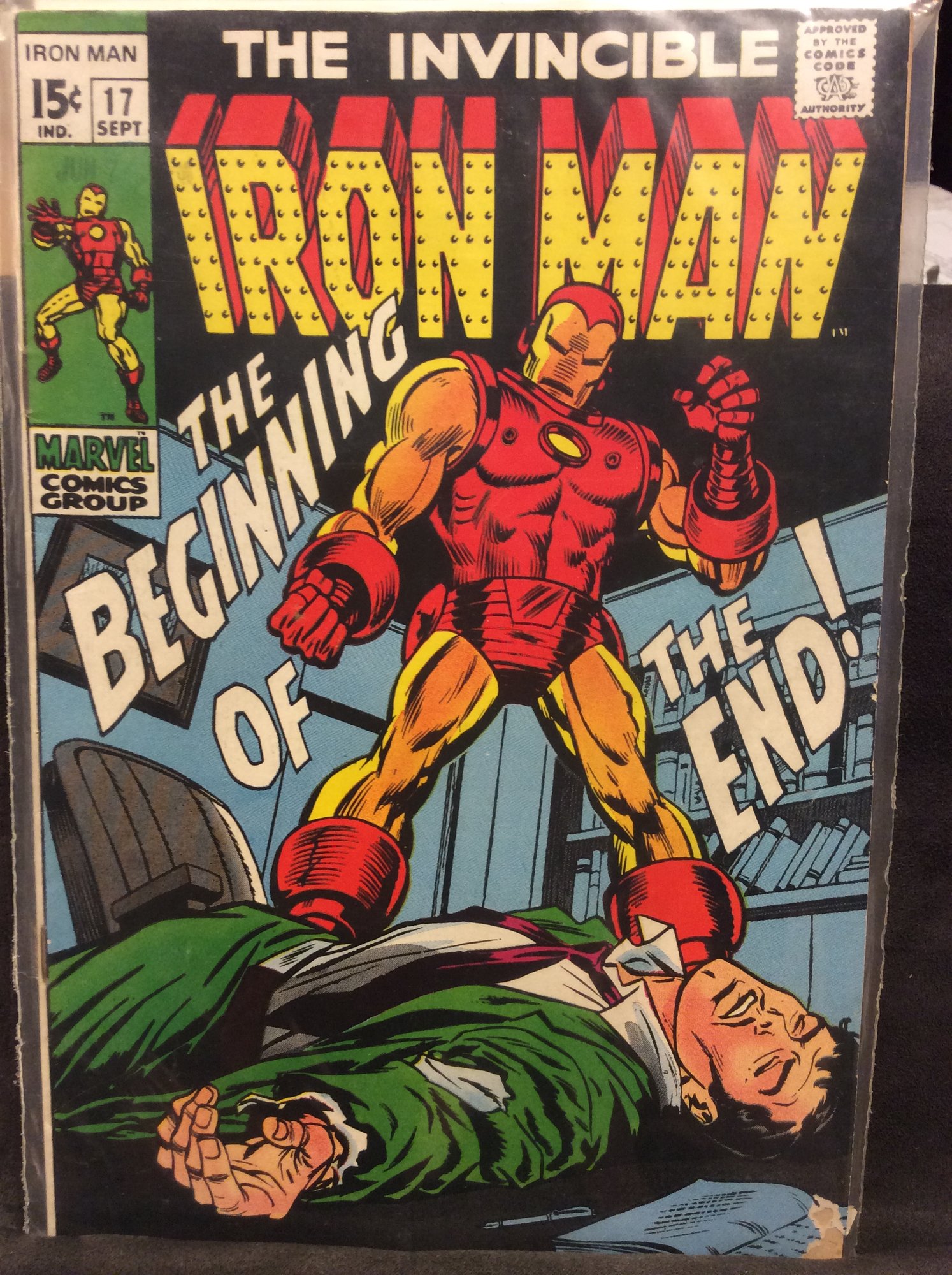 1969 Marvel Comics The Invincible Iron Man #17 - M #6475 | Auctionninja.com