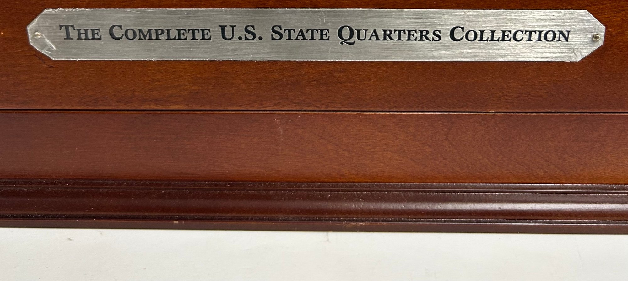 BRAND NEW Slant Top Display Case For U.S. State Quarters Collection ...