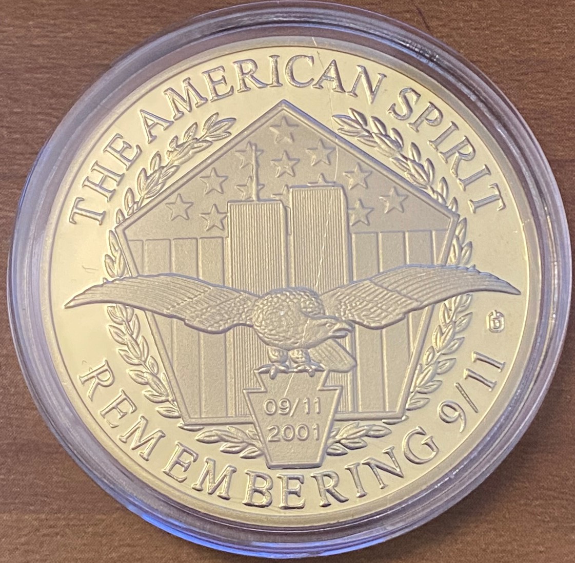 The American Spirit Remembering 9/11 Coin #4571 | Auctionninja.com