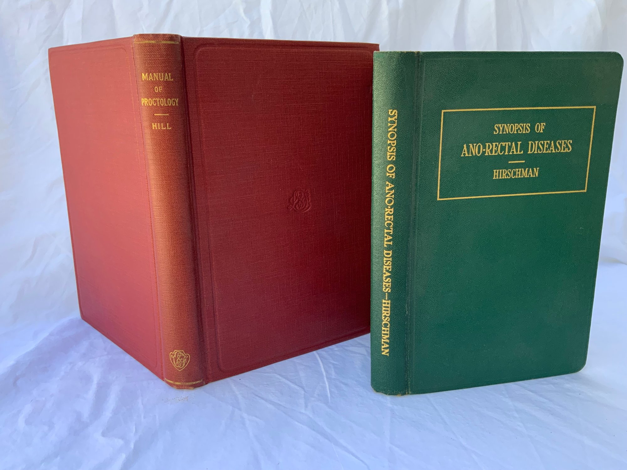 2 Antique Medical Books Ano-rectal Diseases 1937 & 1923 Manual Of ...