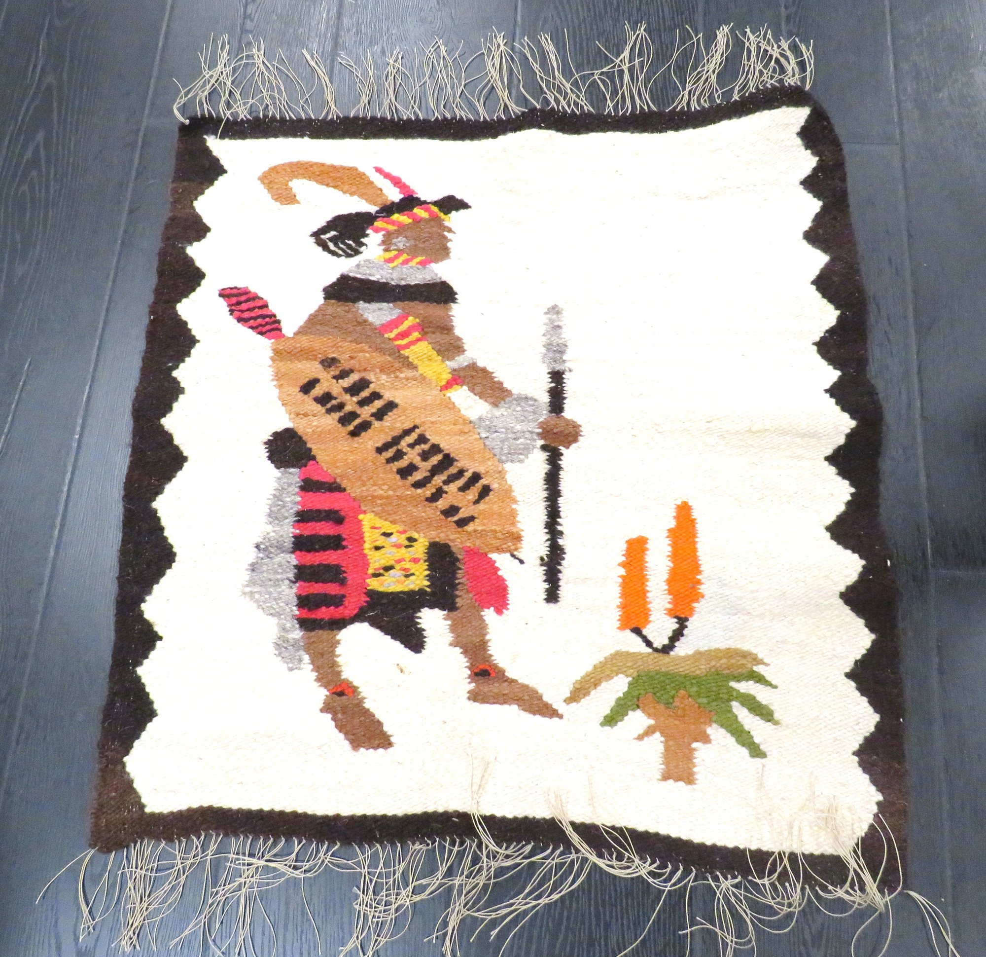 Marjorie Pope School Textile Indigenous Africa Weaving Signed #2170513 ...