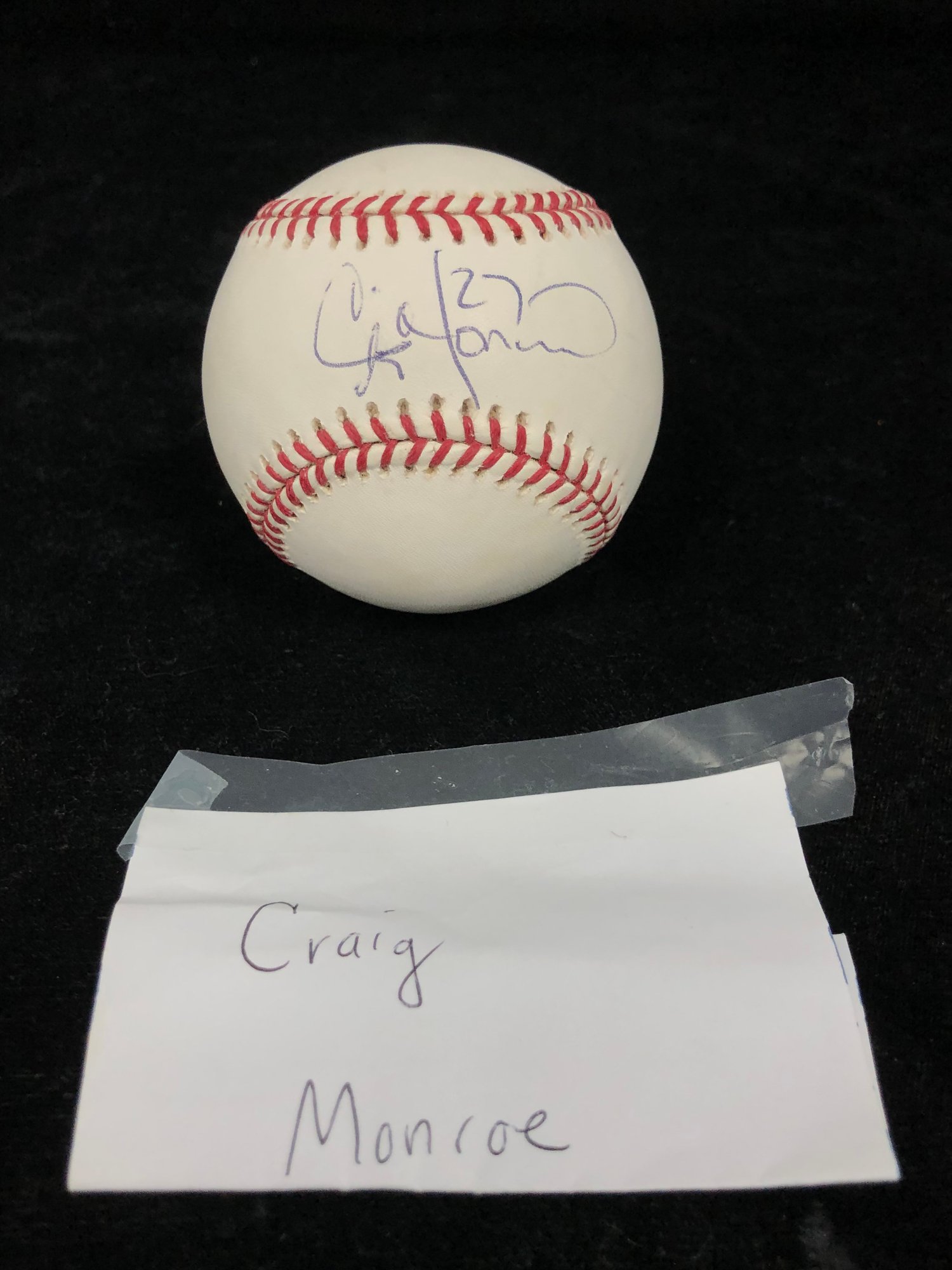 Craig Monroe Autographed Baseball #2028404 | Auctionninja.com