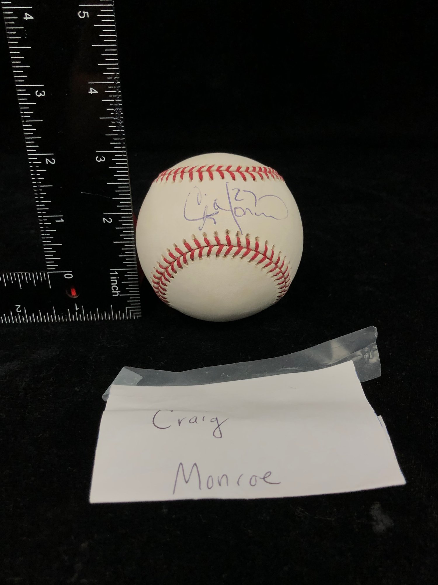 Craig Monroe Autographed Baseball #2028404 | Auctionninja.com