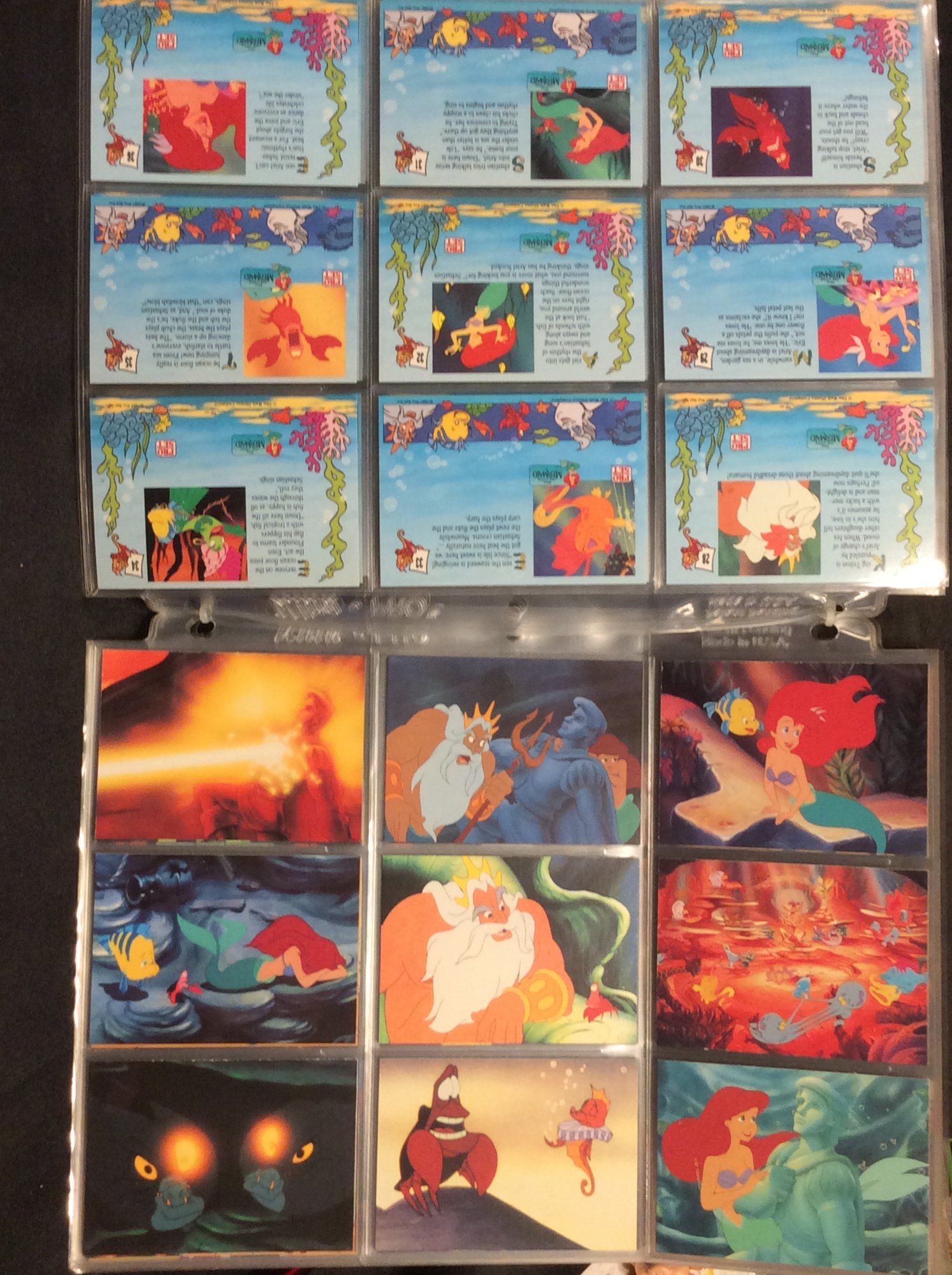 1991 Pro Set Disney The Little Mermaid Trading Card Lot - M #6787 ...